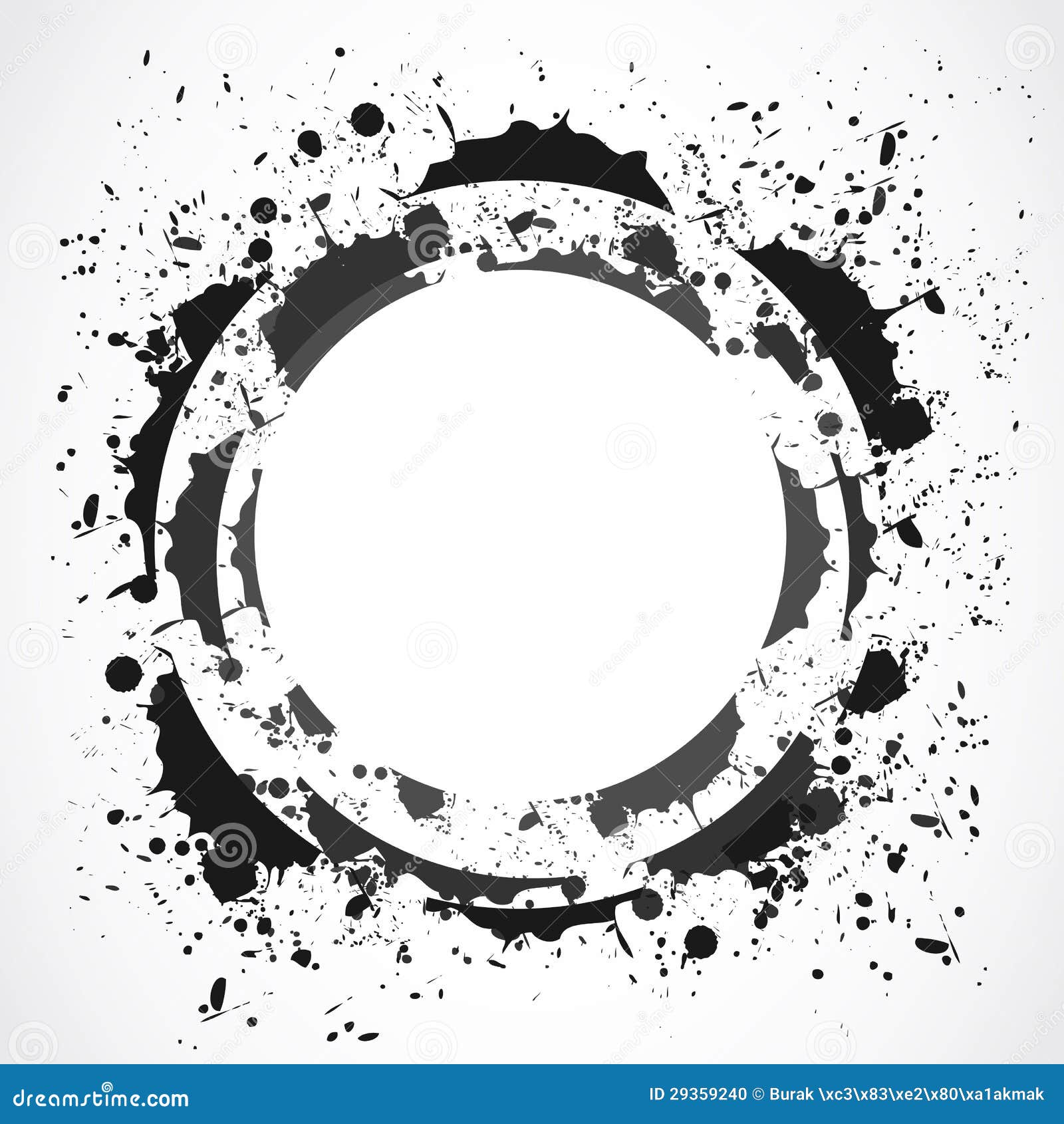 Grunge splash design stock vector. Illustration of paint - 29359240