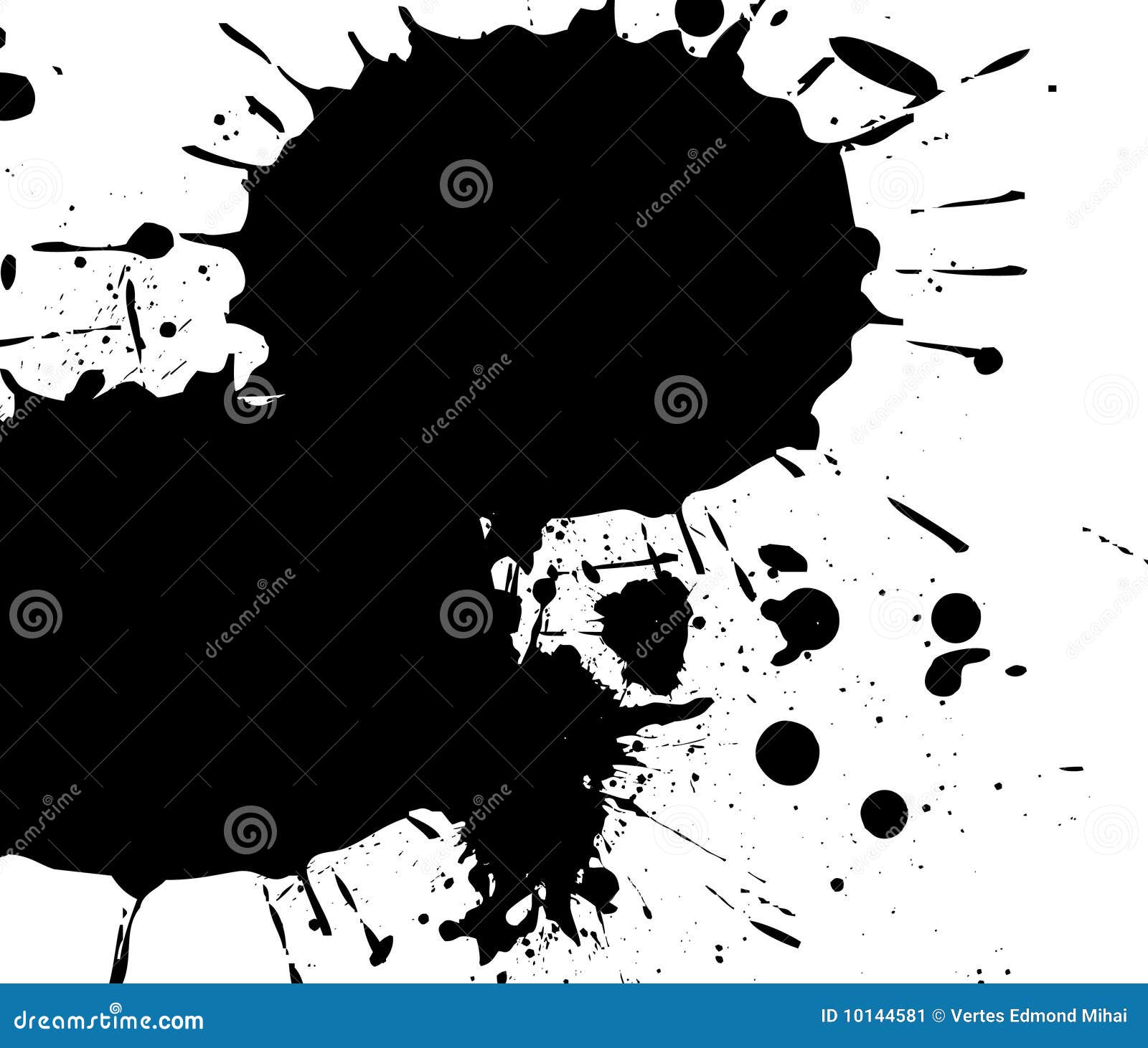 Grunge splash vector stock vector. Illustration of pack - 10144581