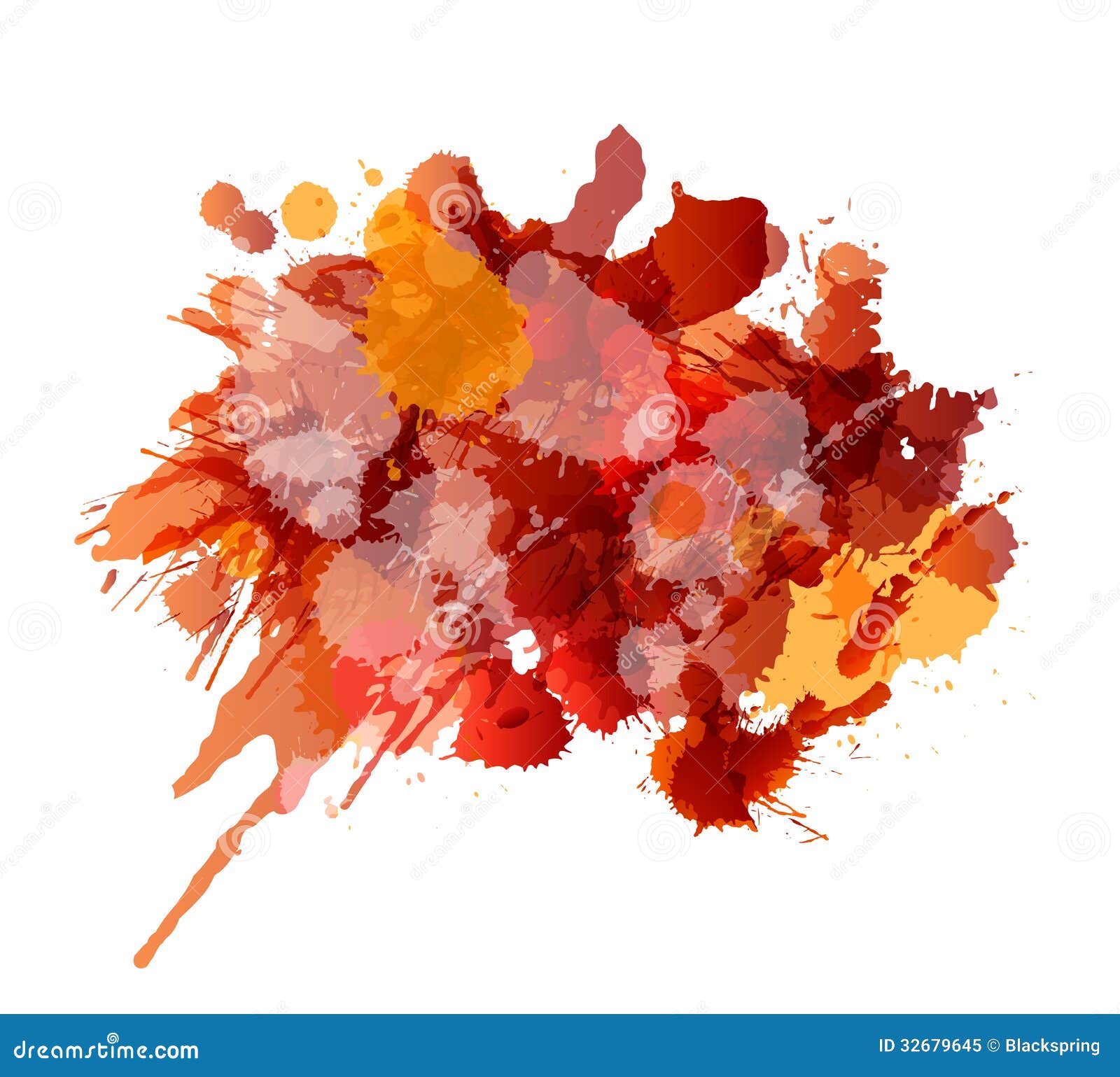 Grunge Splashes Colorful Background Stock Vector - Illustration of blot ...