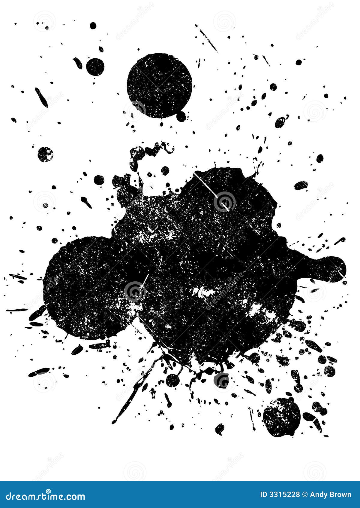 Bloodstain Splat Set. Blood Splatter Collection. Drop Splash. Red Ink ...