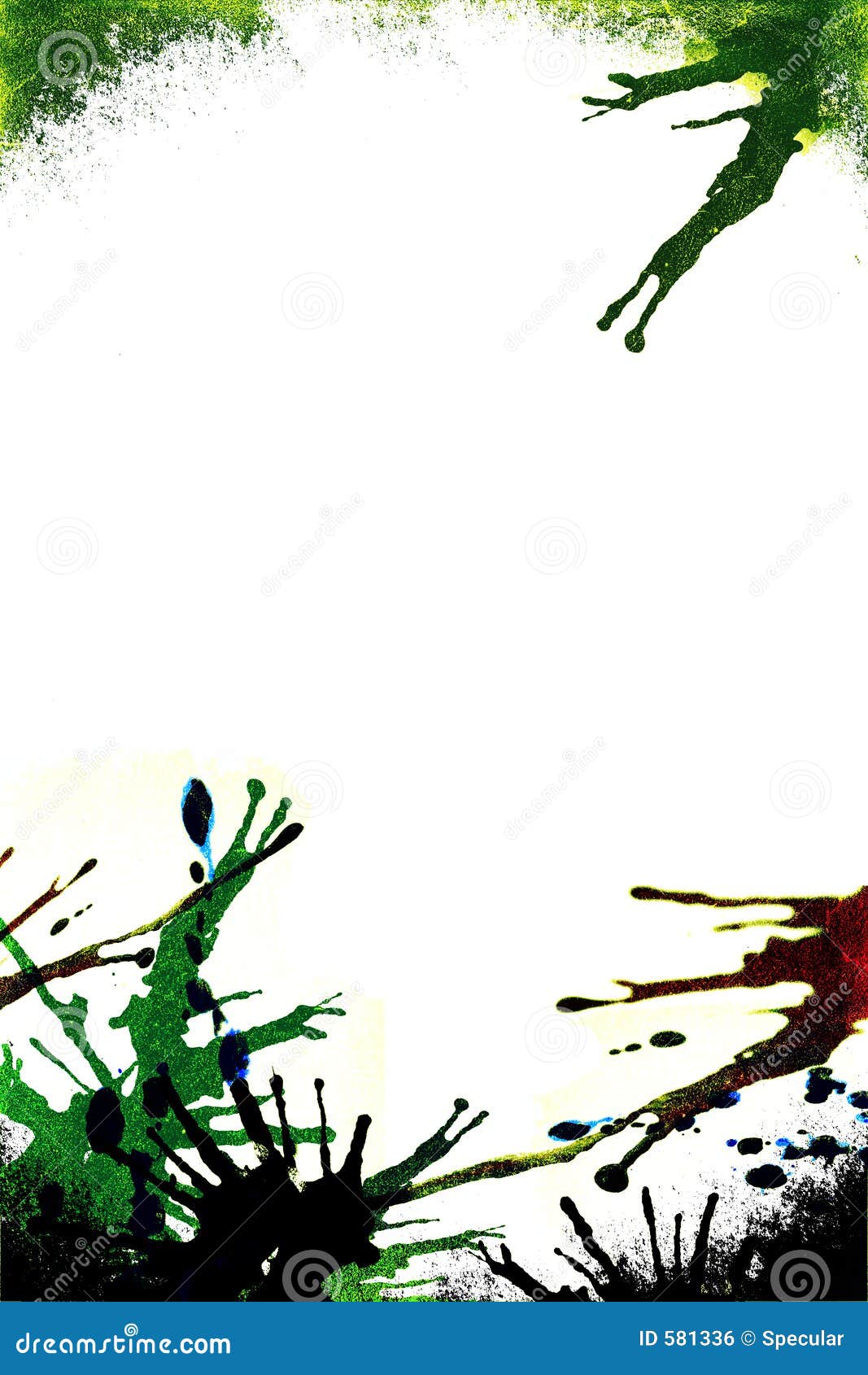 Grunge splat border stock illustration. Illustration of splattered - 581336