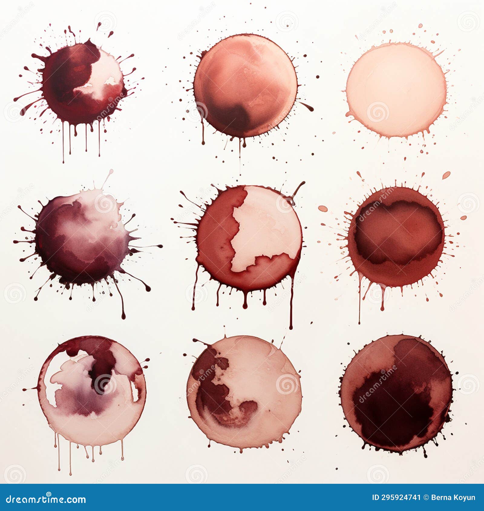 Grunge Splat of Color Against White Stock Illustration - Illustration ...