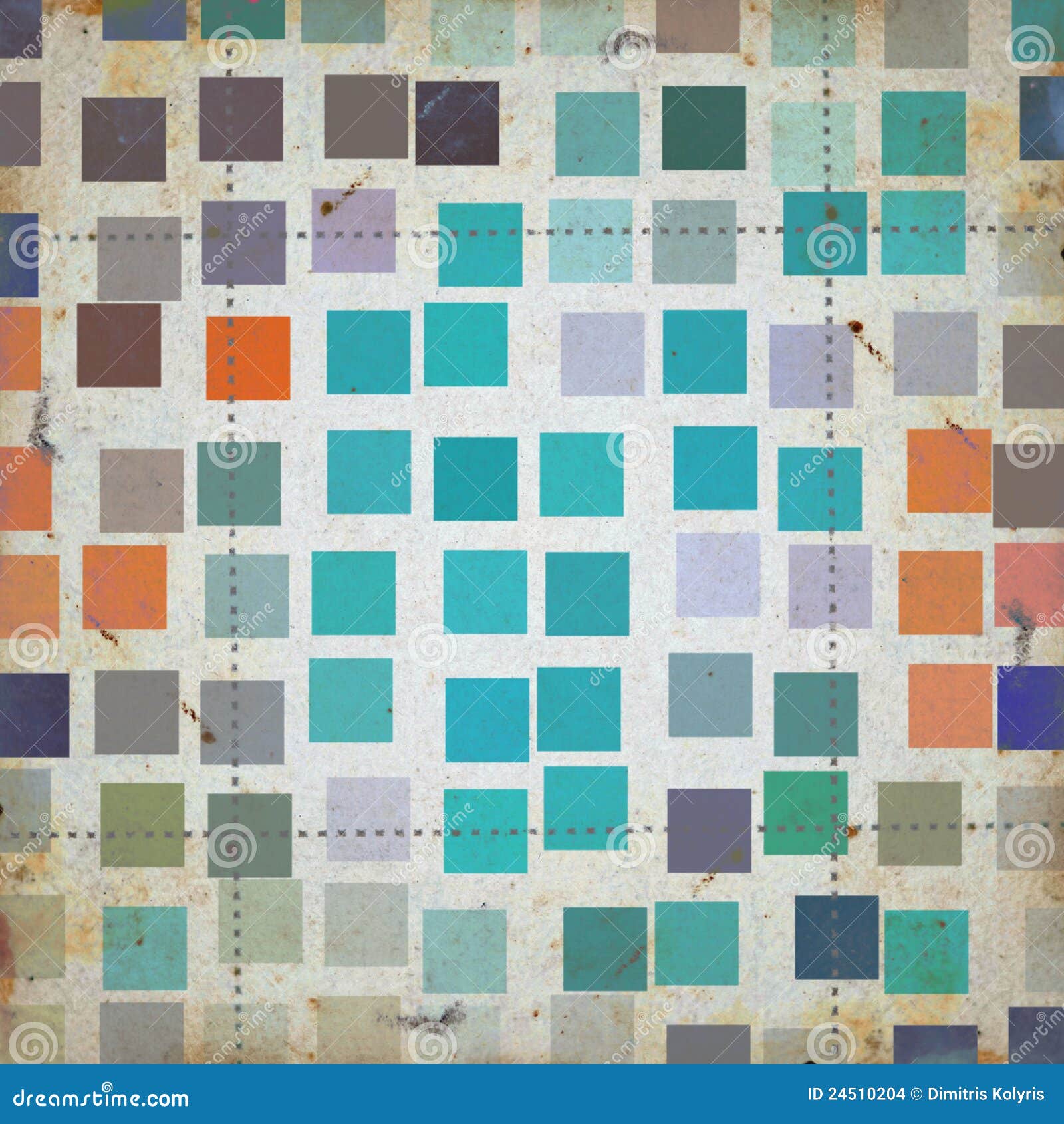 Grunge Squares Abstract Pattern Stock Illustration - Illustration of ...