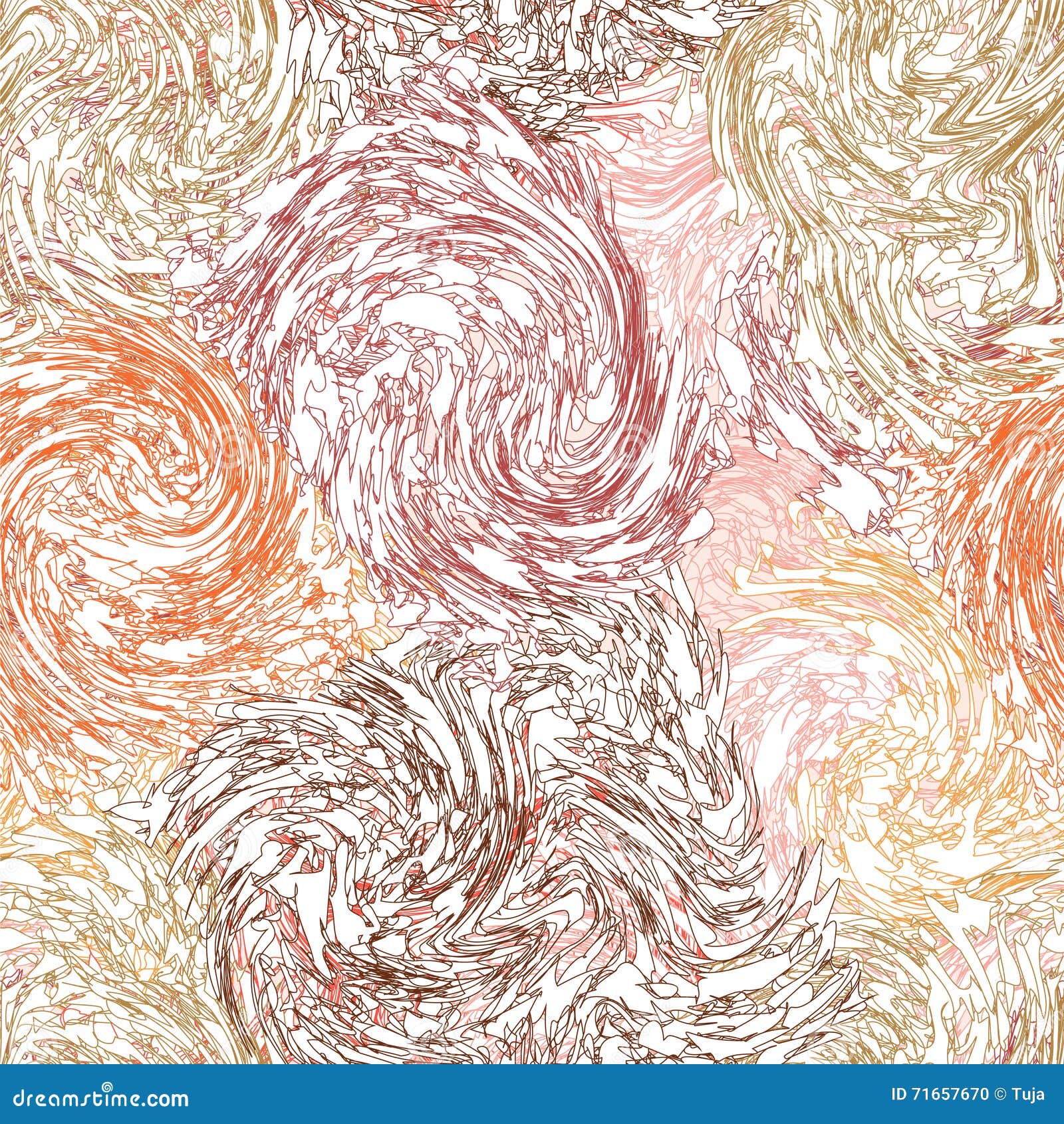 Grunge Stained, Swirled Seamless Pattern in Pastel Colors Stock Vector ...