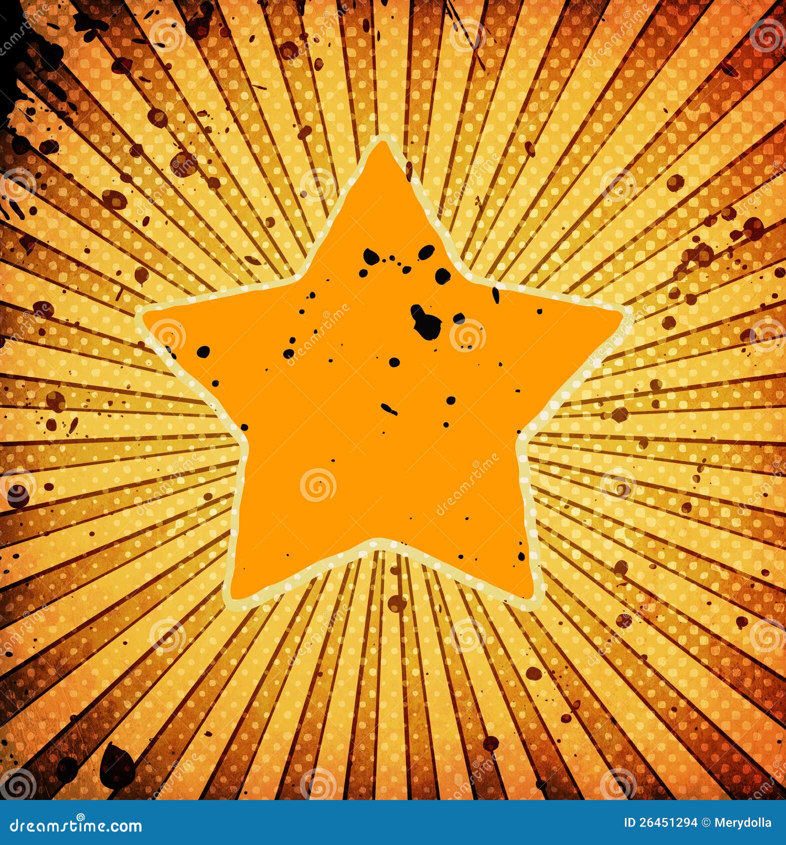 Grunge star stock illustration. Illustration of black - 26451294