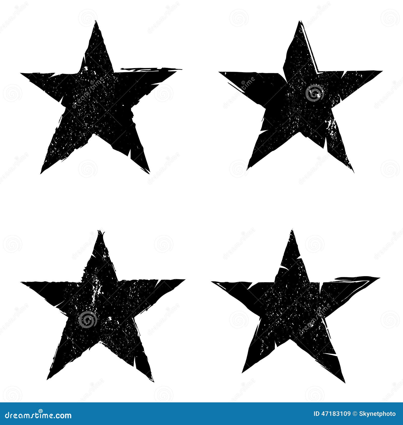 Grunge Star Background Textures Set Stock Vector - Illustration of ...