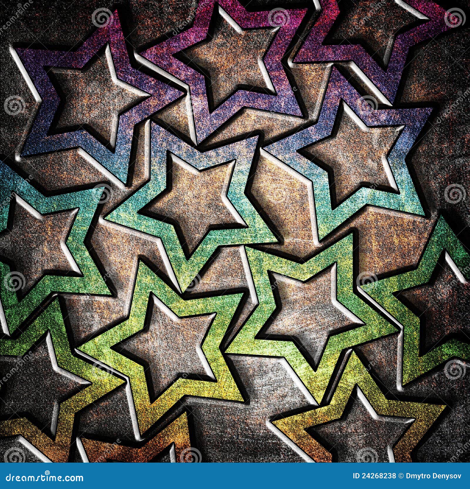 Grunge stars background stock illustration. Illustration of bright ...