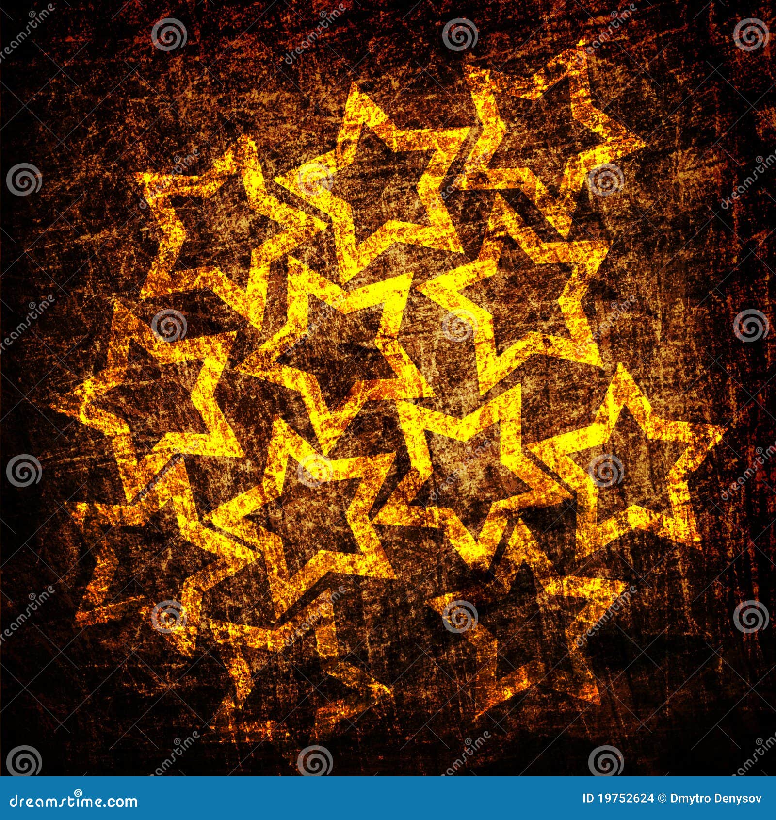 Grunge Stars Fabric Texture Stock Illustration - Illustration of motif ...