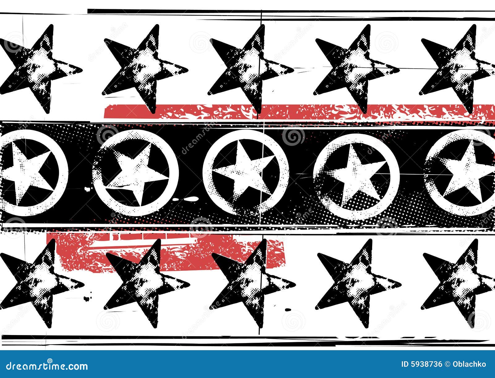 Grunge stars pattern stock vector. Illustration of shape - 5938736