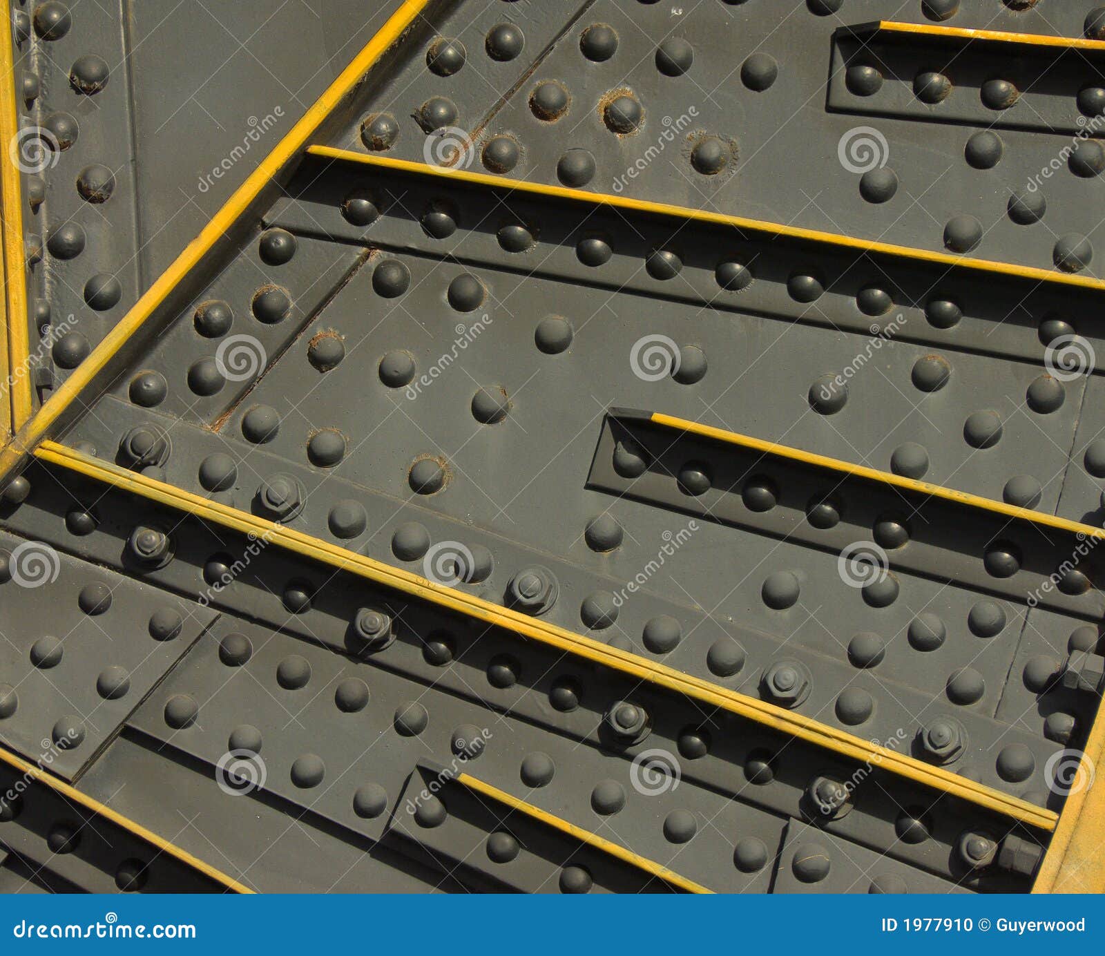 Grunge steel and rivets stock photo. Image of close, shadow - 1977910