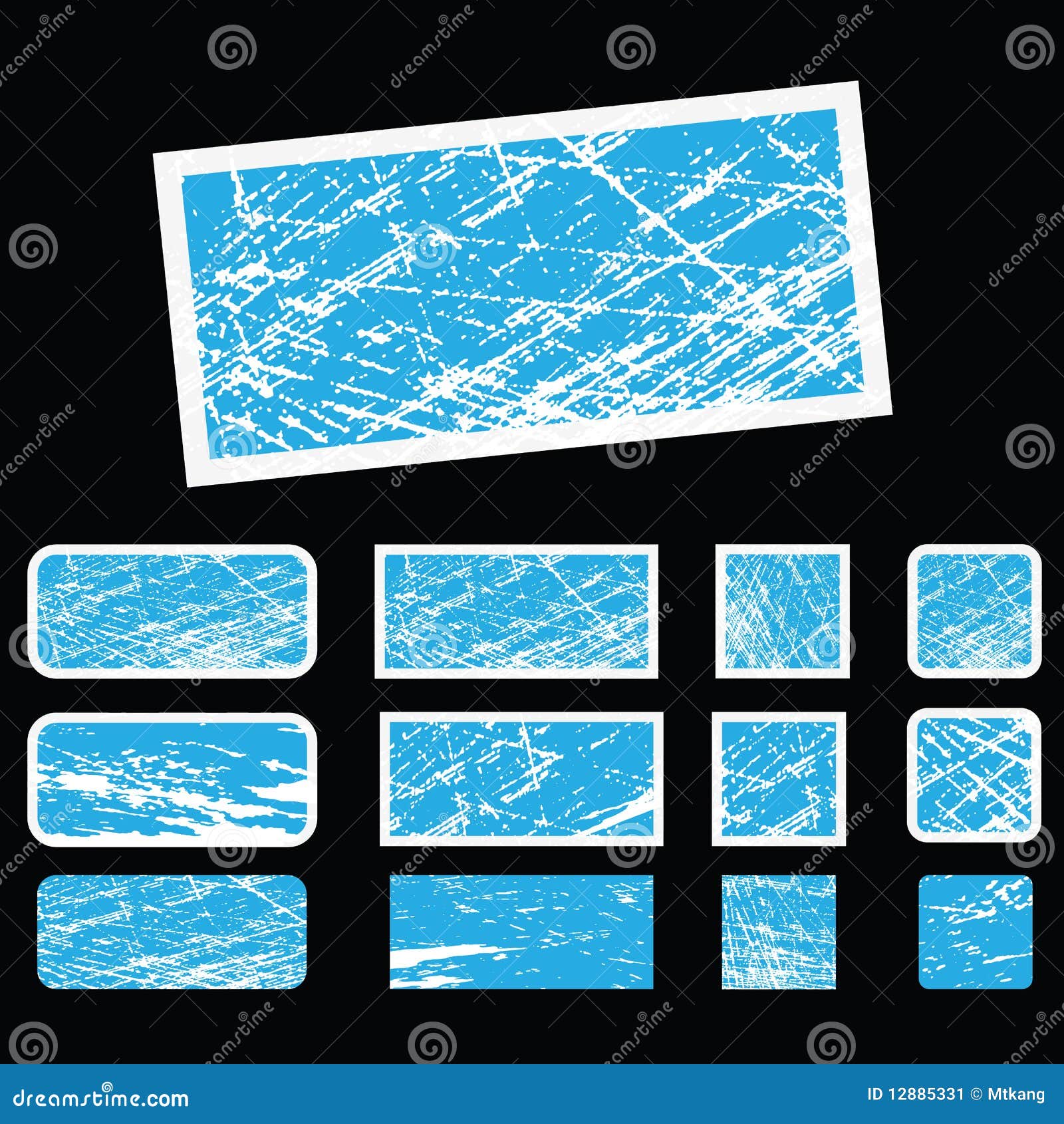 Grunge sticker stock vector. Illustration of used, grunge - 12885331