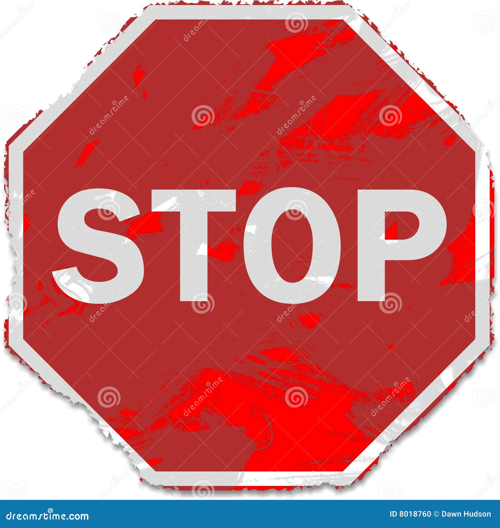 Grunge stop sign stock illustration. Illustration of isolated - 8018760