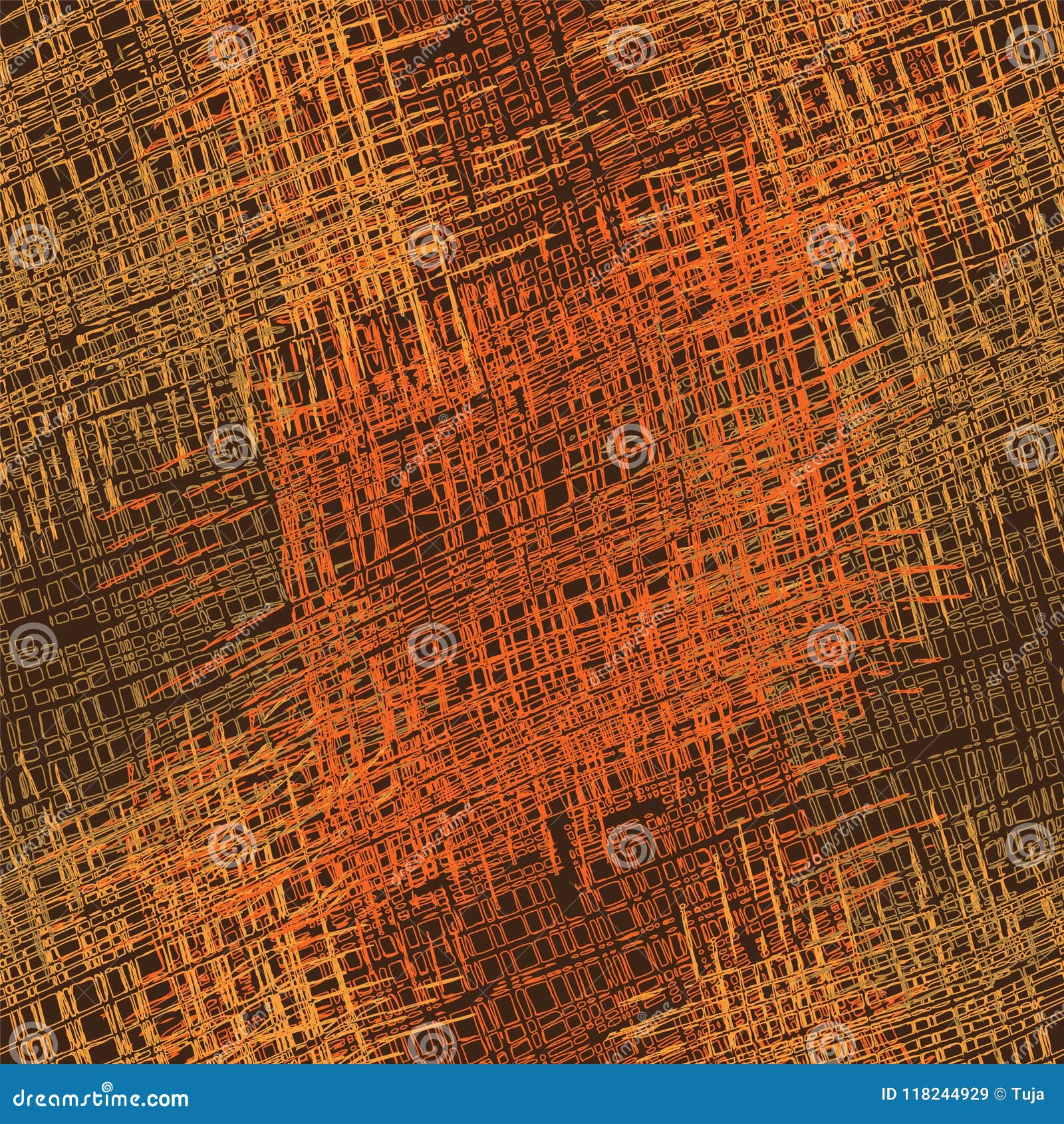 Grunge Striped and Checkered Rough Colorful Seamless Pattern Stock ...