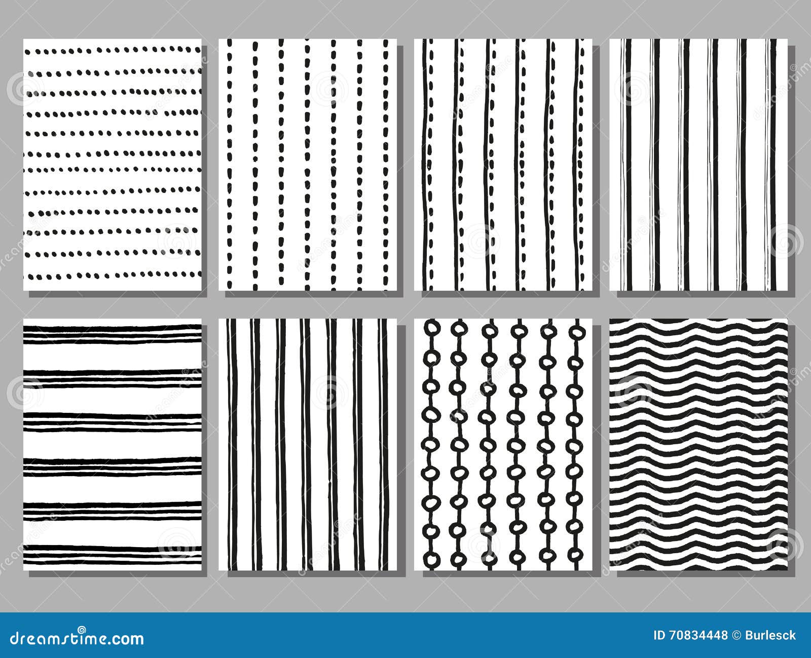 Grunge Striped And Wavy Seamless Quilt Pattern In Pastel Colors Cartoon ...