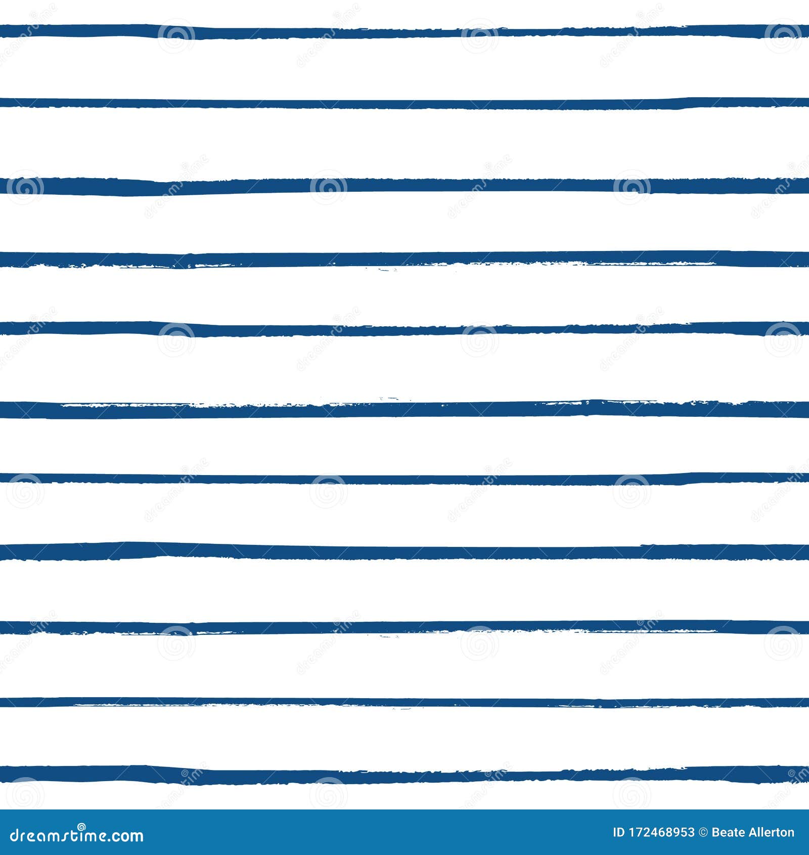 Navy Blue And White Horizontal Stripes