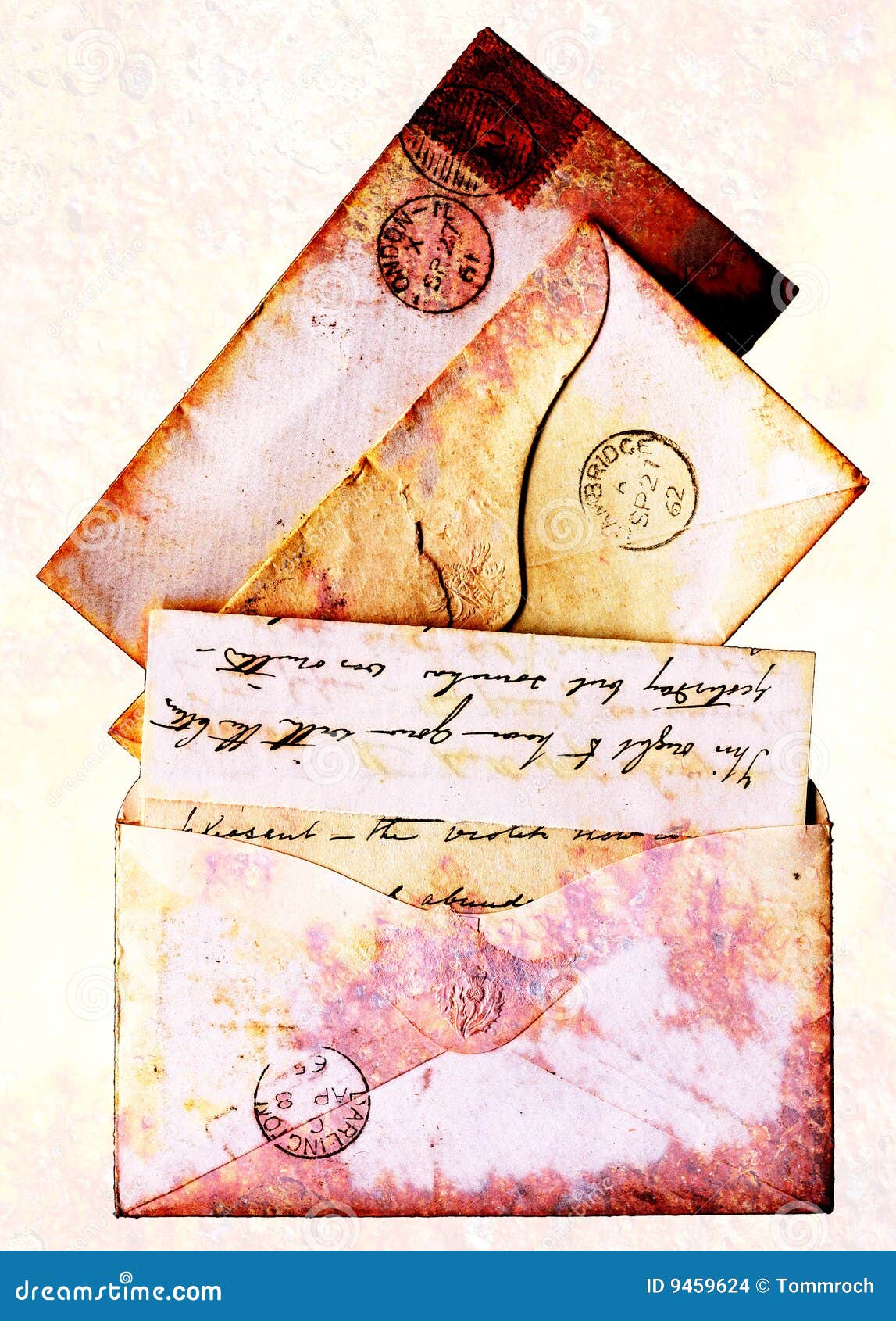 Grunge Style 1860s Letters - Victorian Stock Illustration ...