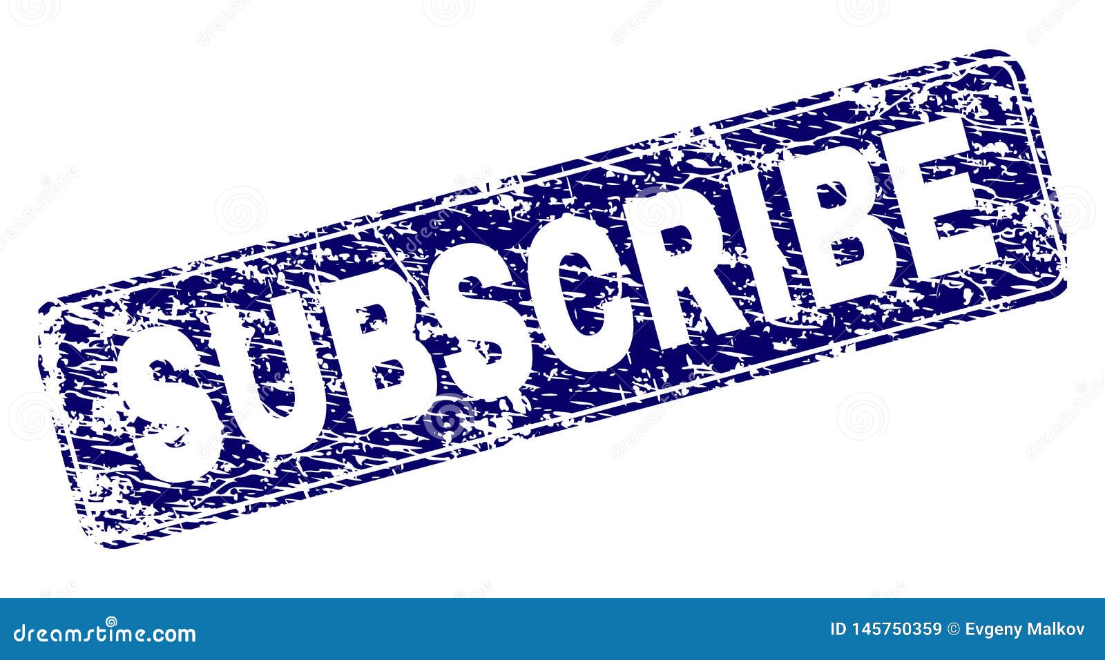 Grunge SUBSCRIBE Framed Rounded Rectangle Stamp Stock Vector ...