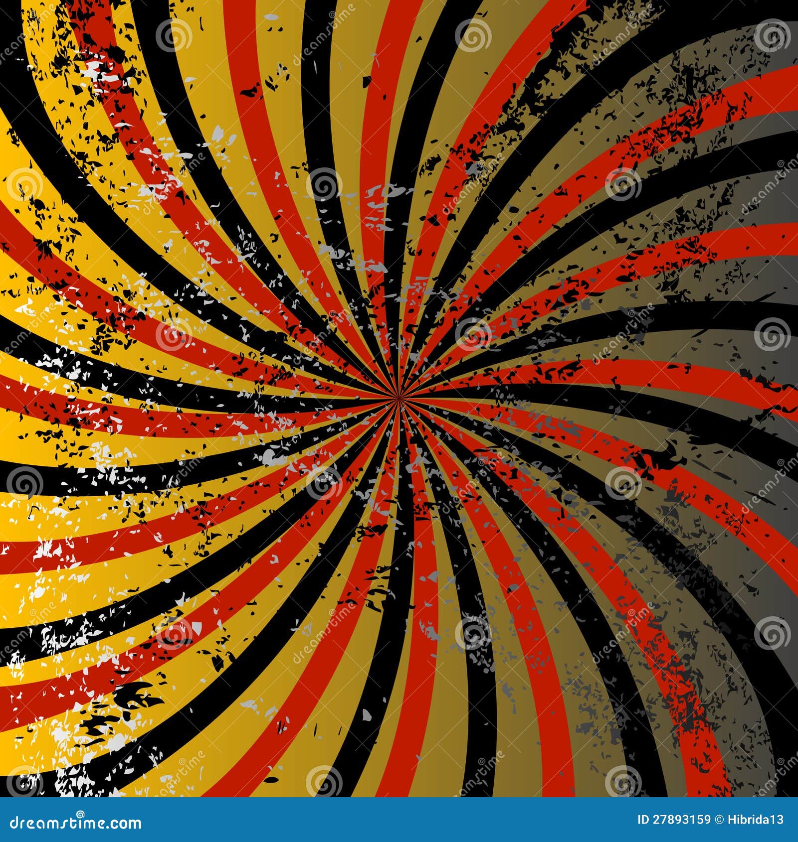 Grunge sunburst stock vector. Illustration of color, graphic - 27893159