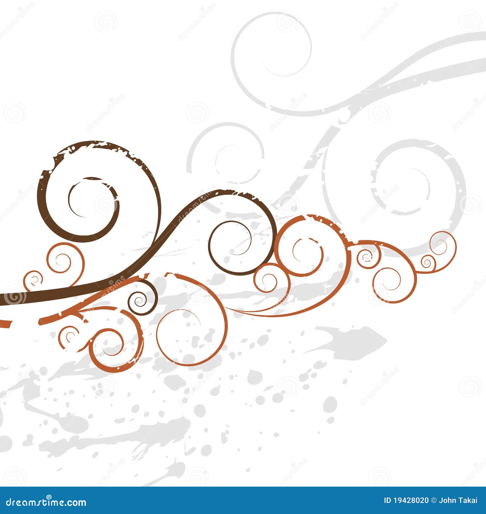 Grunge Swirl Torn Paper Background Cartoon Vector | CartoonDealer.com ...