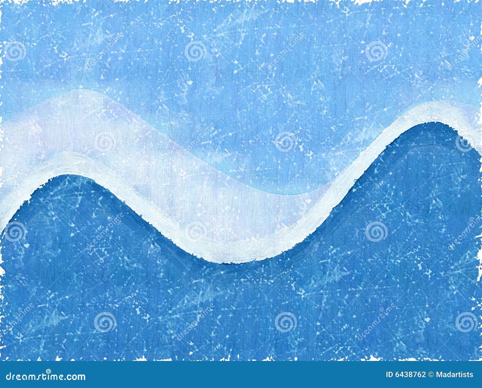 Grunge Swoosh Wave Blue stock illustration. Illustration of waves - 6438762