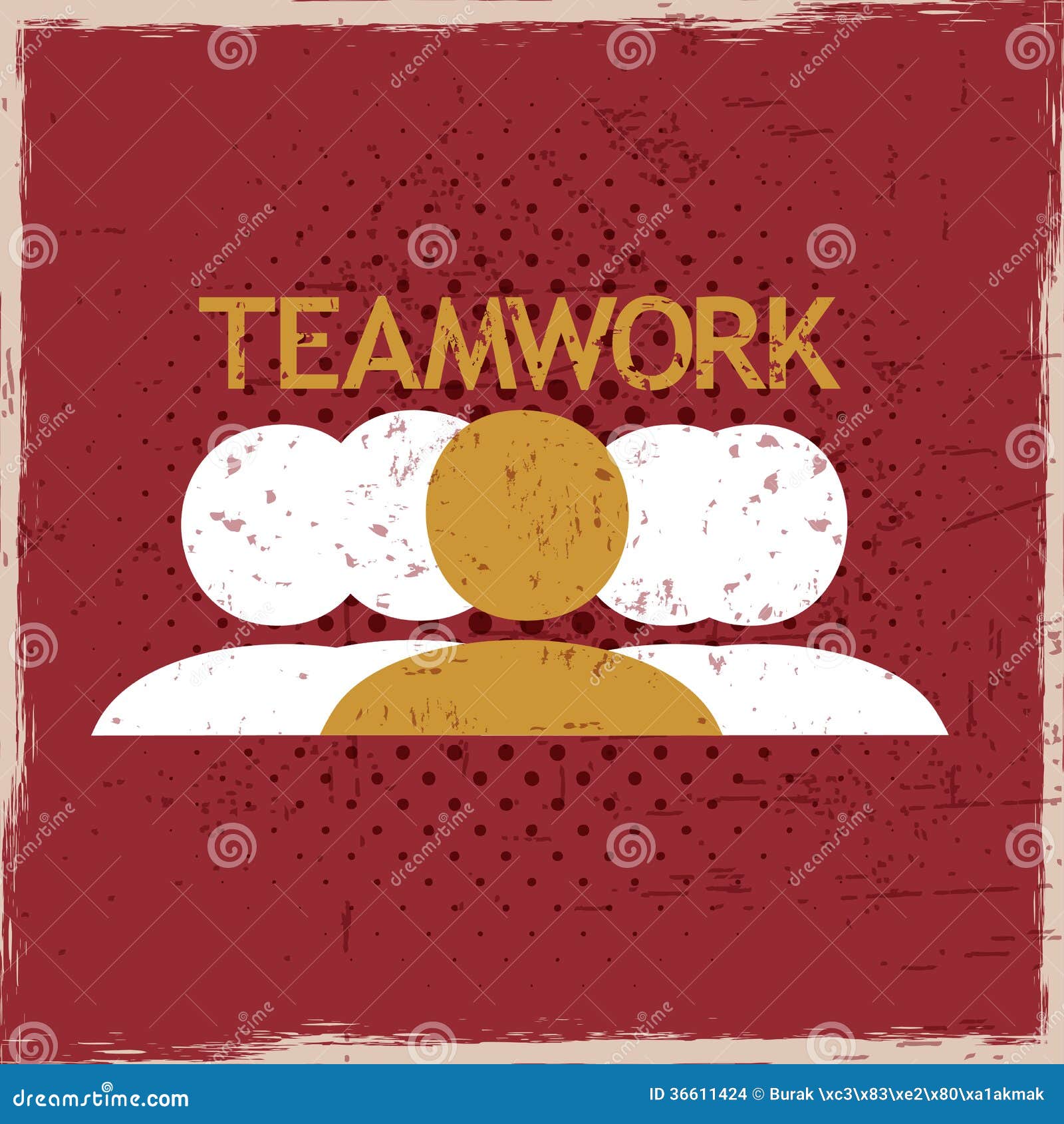 Grunge Teamwork Background stock vector. Illustration of lecture - 36611424