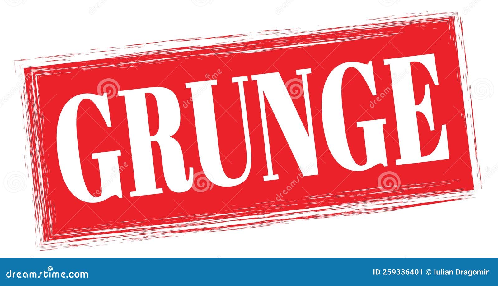 GRUNGE Text Written on Red Stamp Sign Stock Illustration - Illustration ...