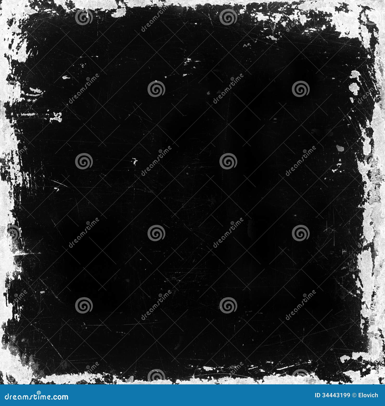 Grunge Texture, Border and Background Stock Illustration - Illustration ...