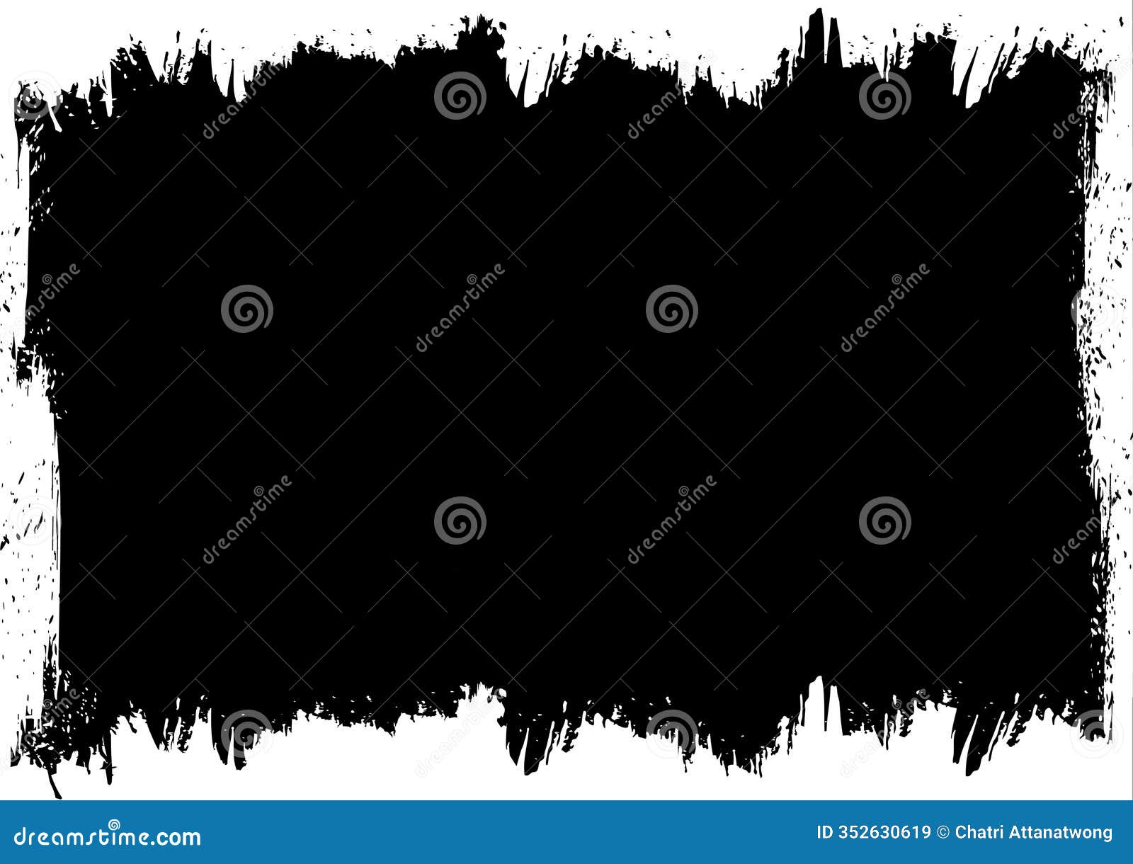 Grunge Frame Scratch Texture Border Rough Background Vector ...