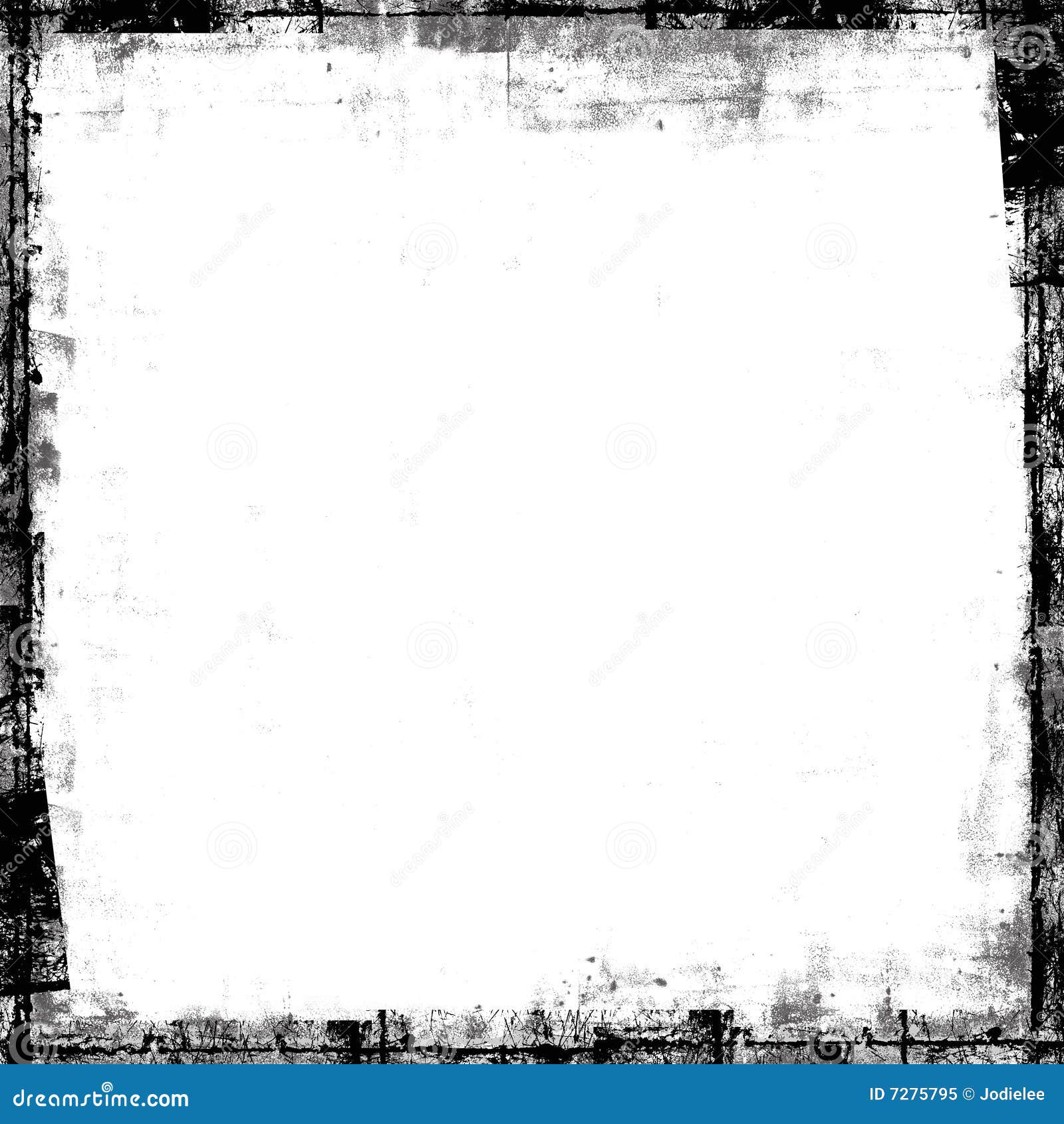 Grunge Texture Painted Frame Mask Overlay Stock Image - Image of ...