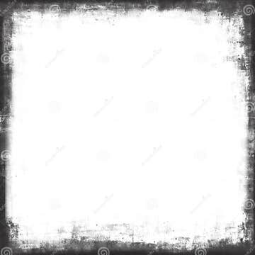 Grunge Texture Painted Frame Mask Overlay Stock Image - Image of ...