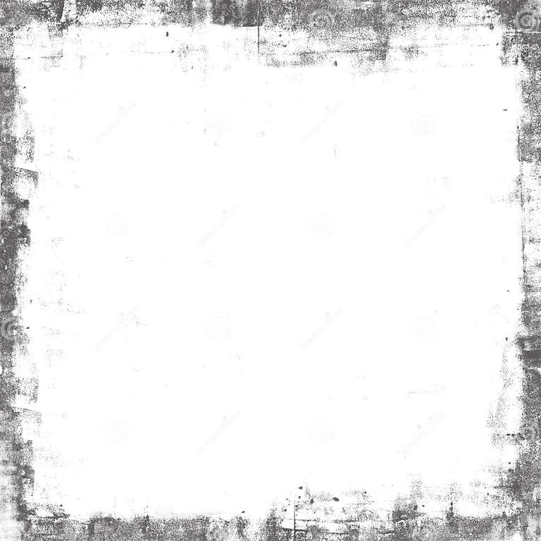 Grunge Texture Painted Frame Mask Overlay Stock Image - Image of city ...