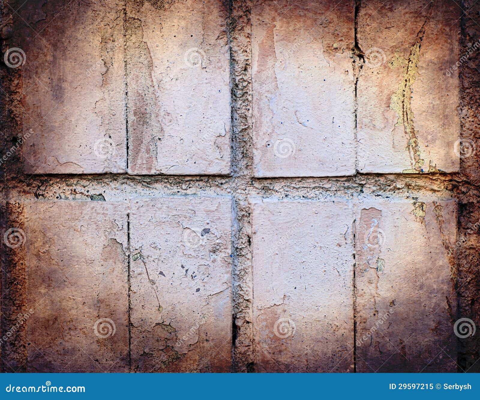 Grunge Texture of Pastel Colour Broken Tiles Stock Image - Image of ...