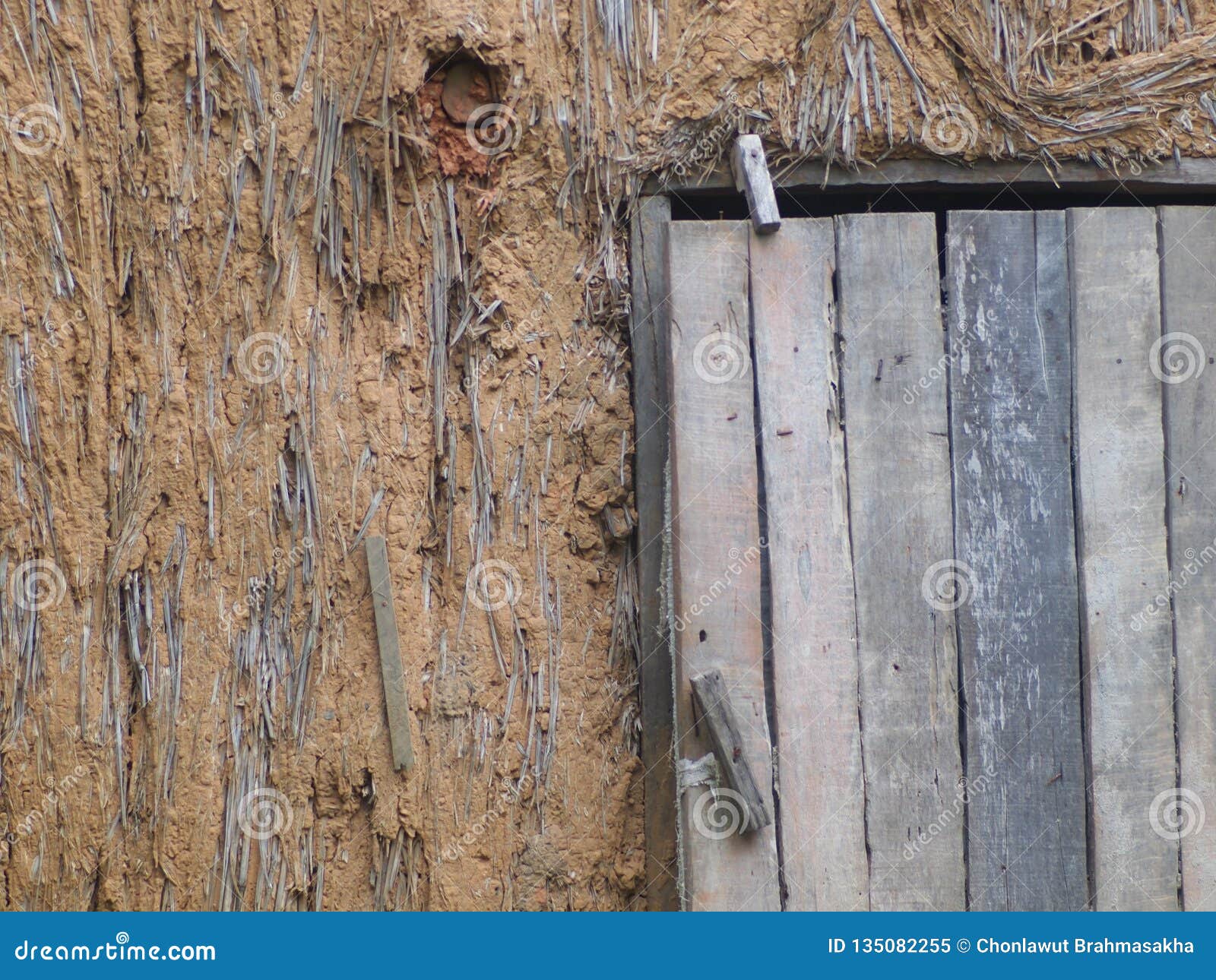 Grunge Texture Surface of a Primitive Appropriate Clay House Wall Stock ...