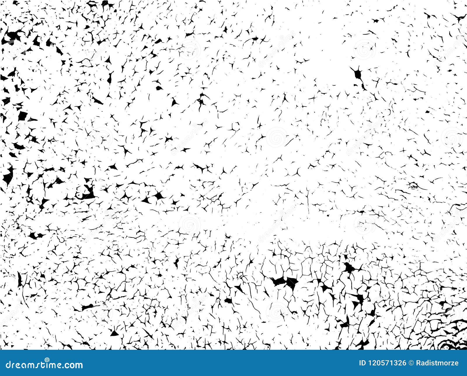 Grunge Texture Template with Cracks. Stock Illustration - Illustration ...