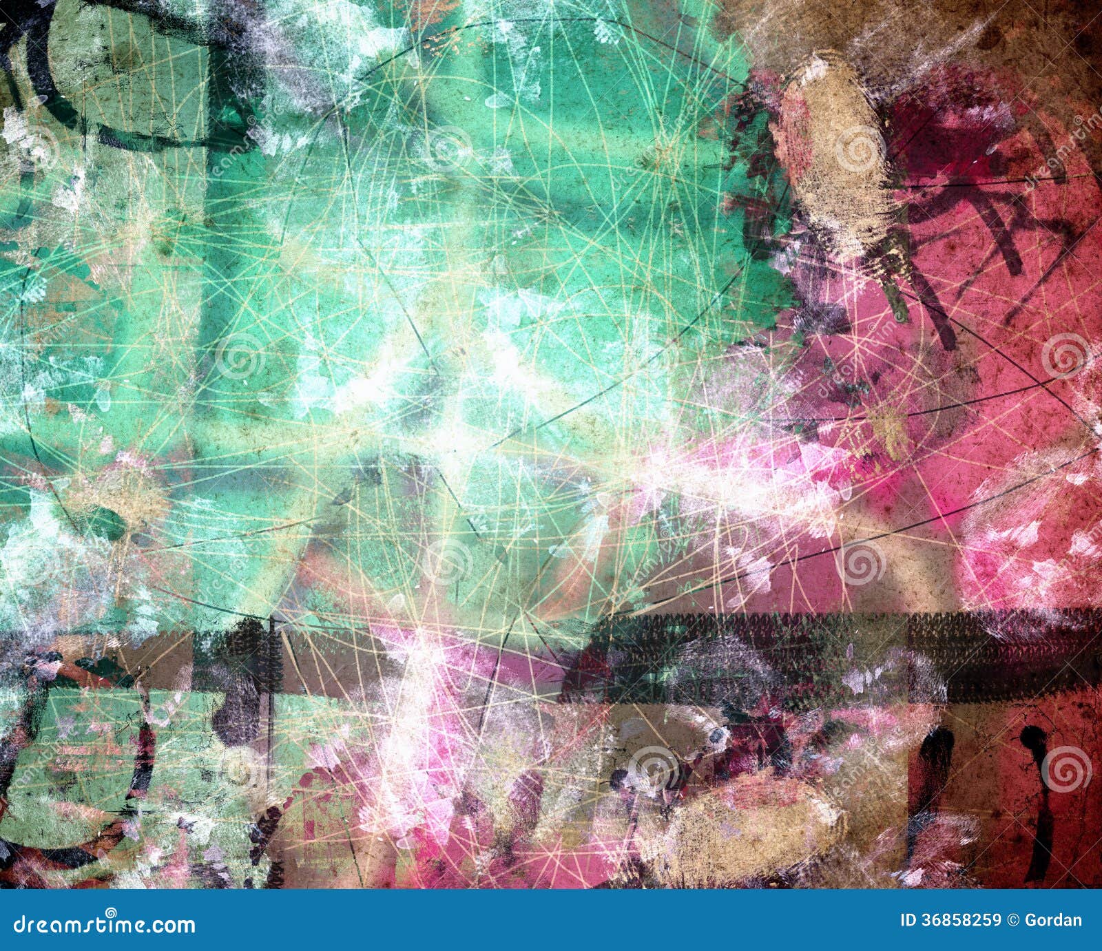 Grunge Textured Abstract Digital Background Stock Illustration ...