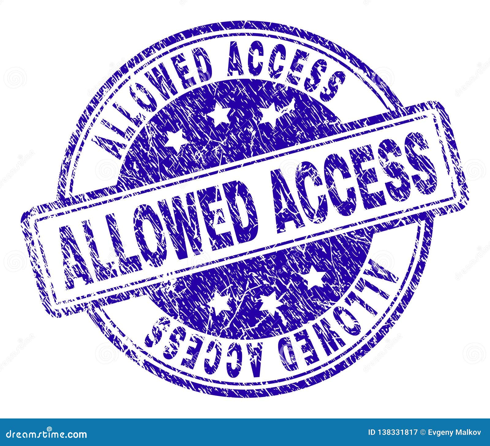 Grunge Textured ALLOWED ACCESS Stamp Seal Stock Vector - Illustration ...