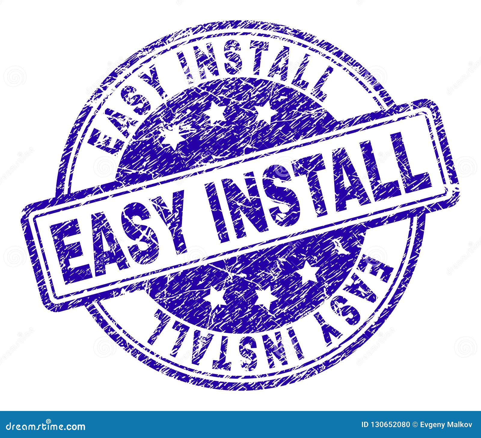 Grunge Textured EASY INSTALL Stamp Seal Stock Vector - Illustration of ...