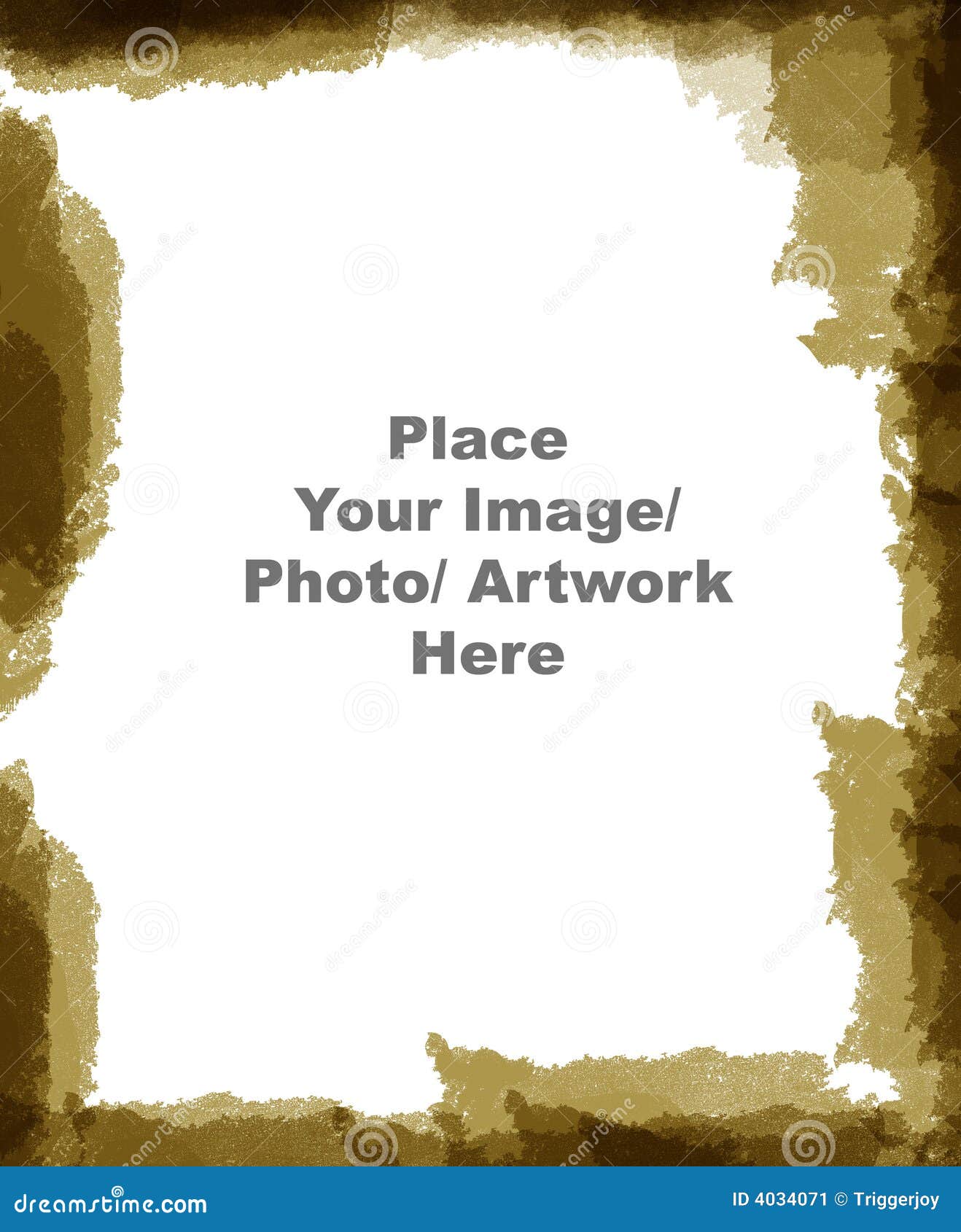 Grunge Textured Frame Border Stock Illustration - Illustration of layer ...