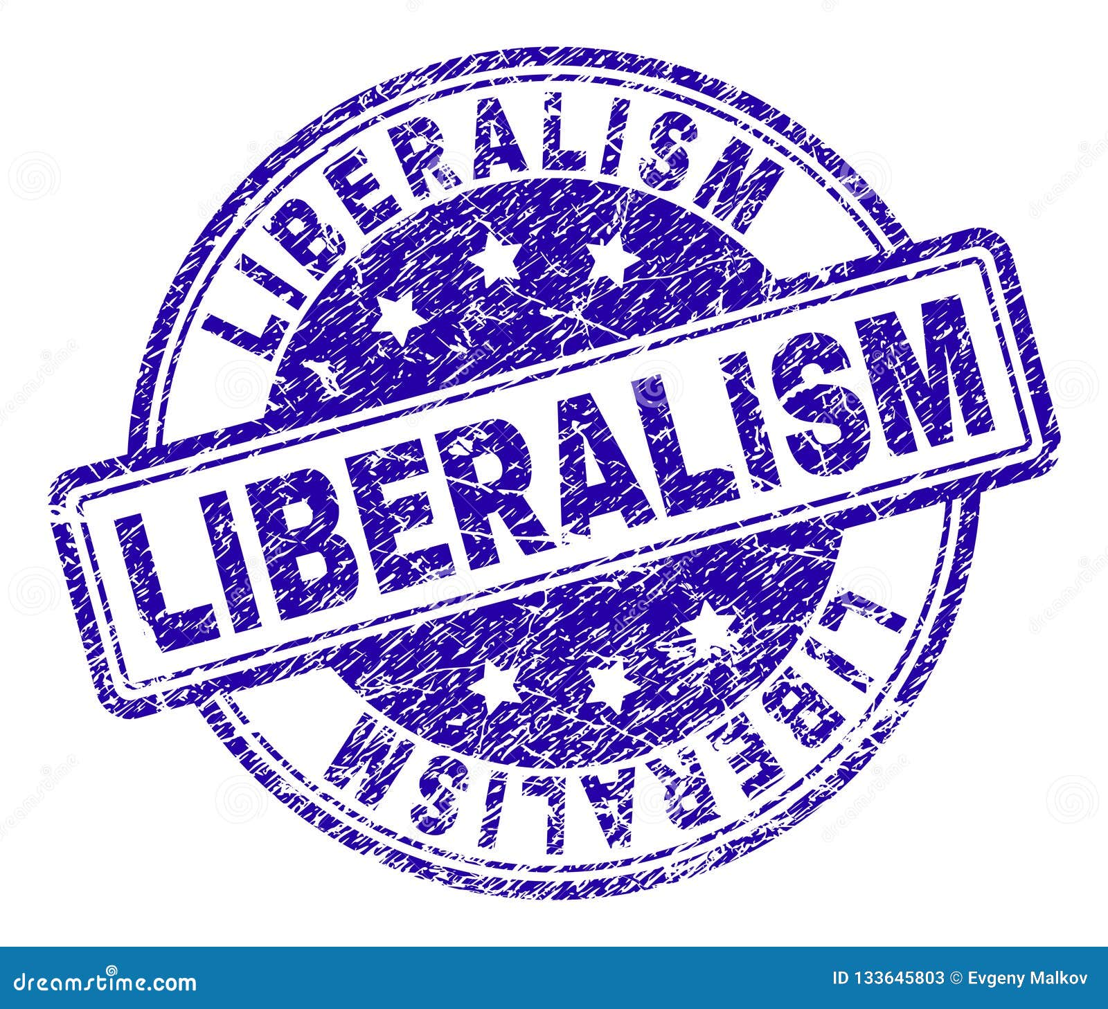 Grunge Textured LIBERALISM Stamp Seal Stock Vector - Illustration of ...