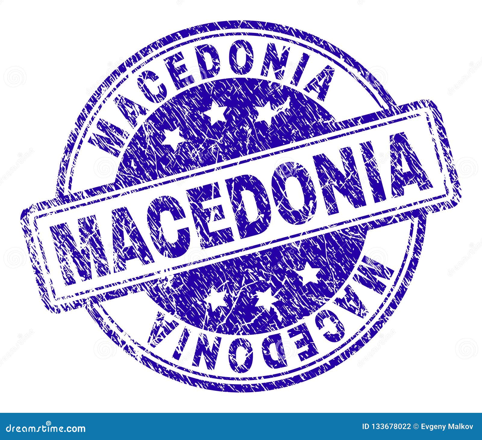 Grunge Textured MACEDONIA Stamp Seal Stock Vector - Illustration of ...