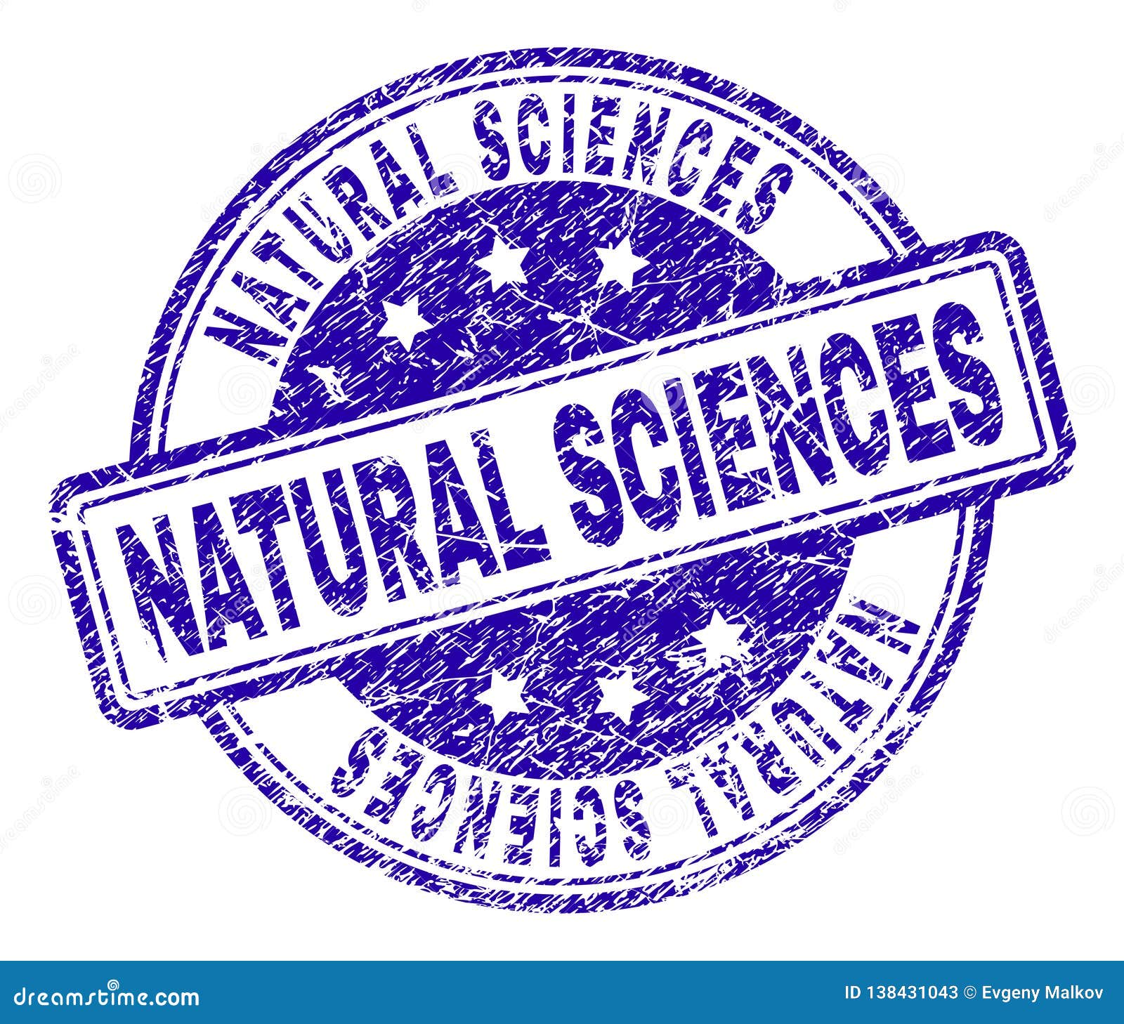 Grunge Textured NATURAL SCIENCES Stamp Seal Stock Vector - Illustration ...