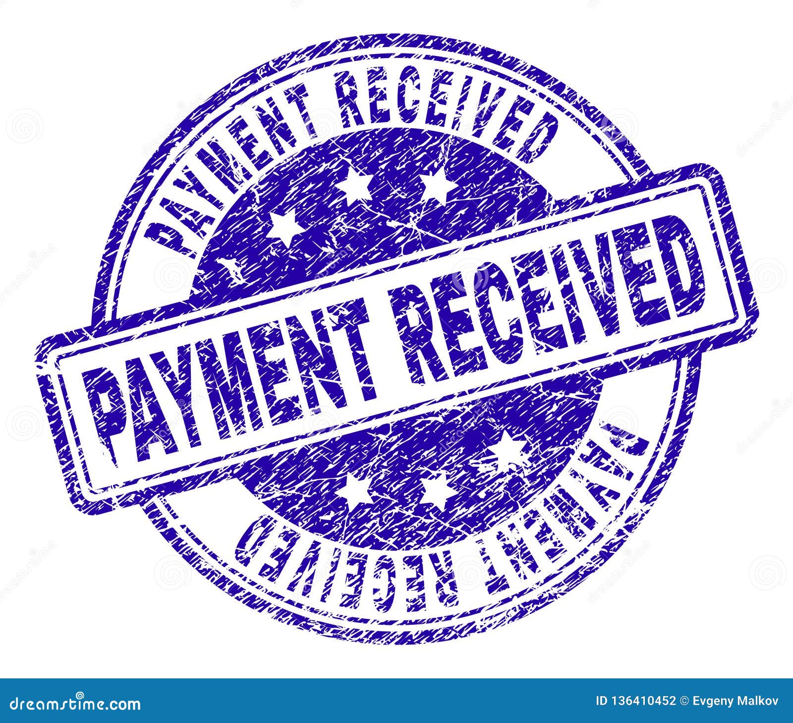 Grunge Textured PAYMENT RECEIVED Stamp Seal Stock Vector - Illustration ...