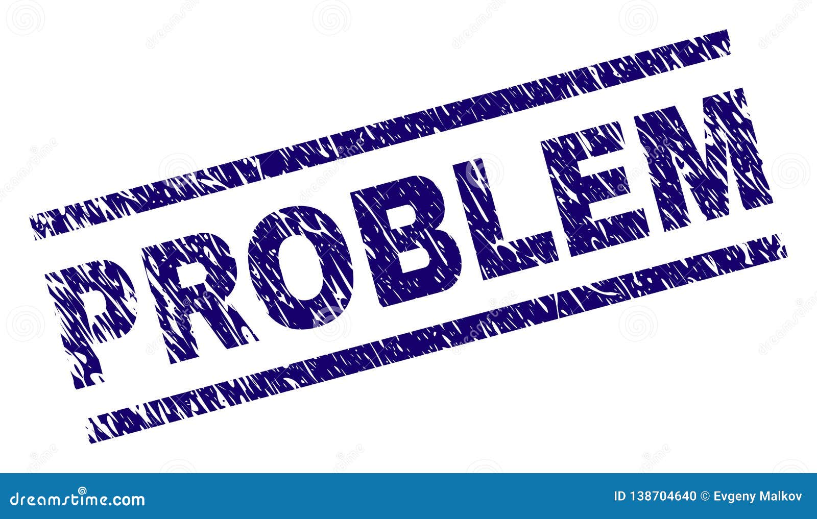Grunge Textured PROBLEM Stamp Seal Stock Vector - Illustration of ...