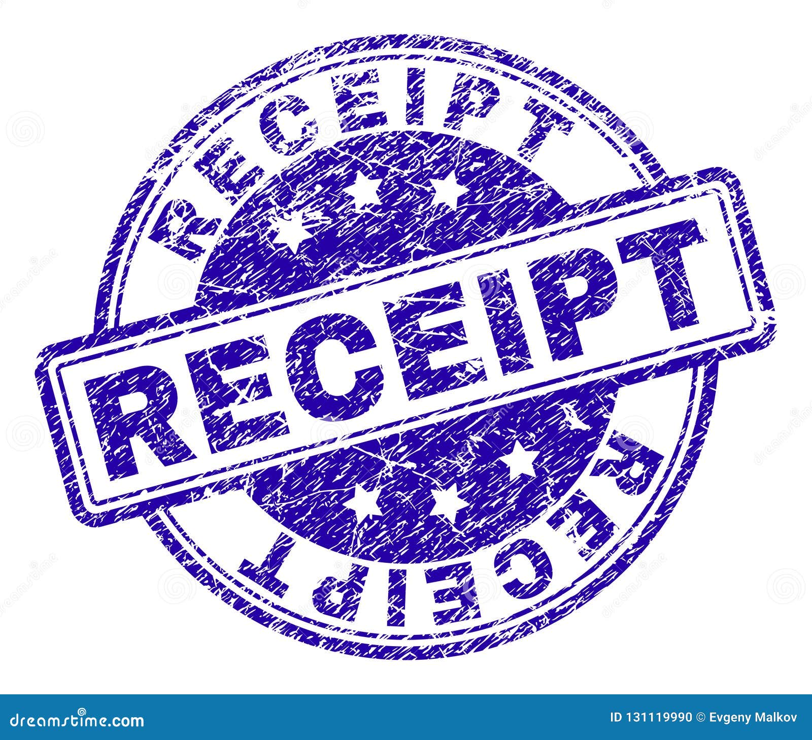 Grunge Textured RECEIPT Stamp Seal Stock Vector - Illustration of stamp ...