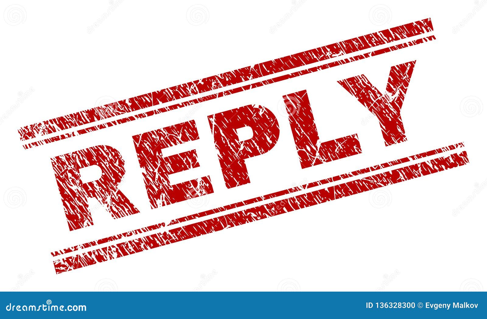 Grunge Textured REPLY Stamp Seal Stock Vector - Illustration of draft ...