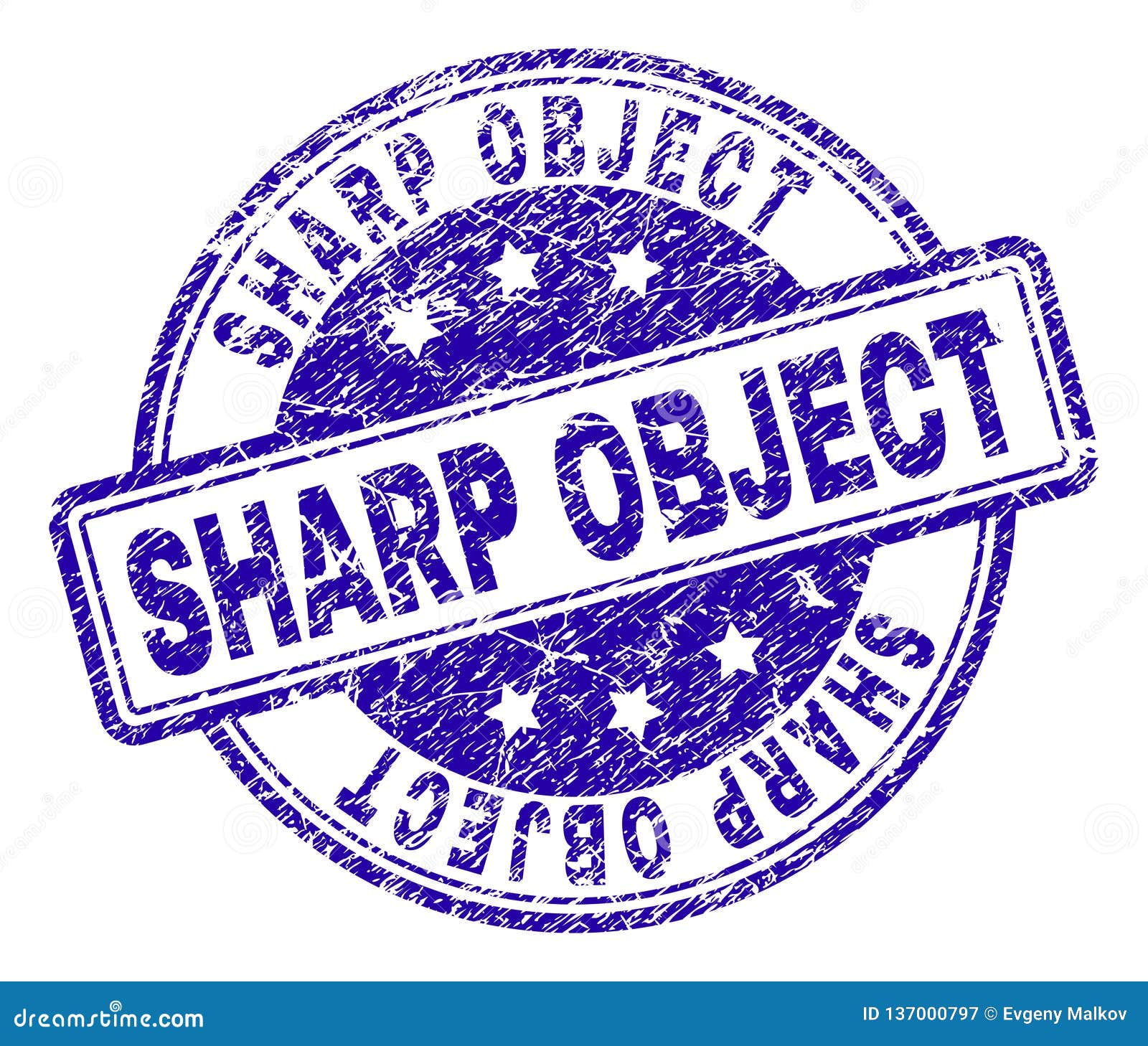 Grunge Textured SHARP OBJECT Stamp Seal Stock Vector - Illustration of ...