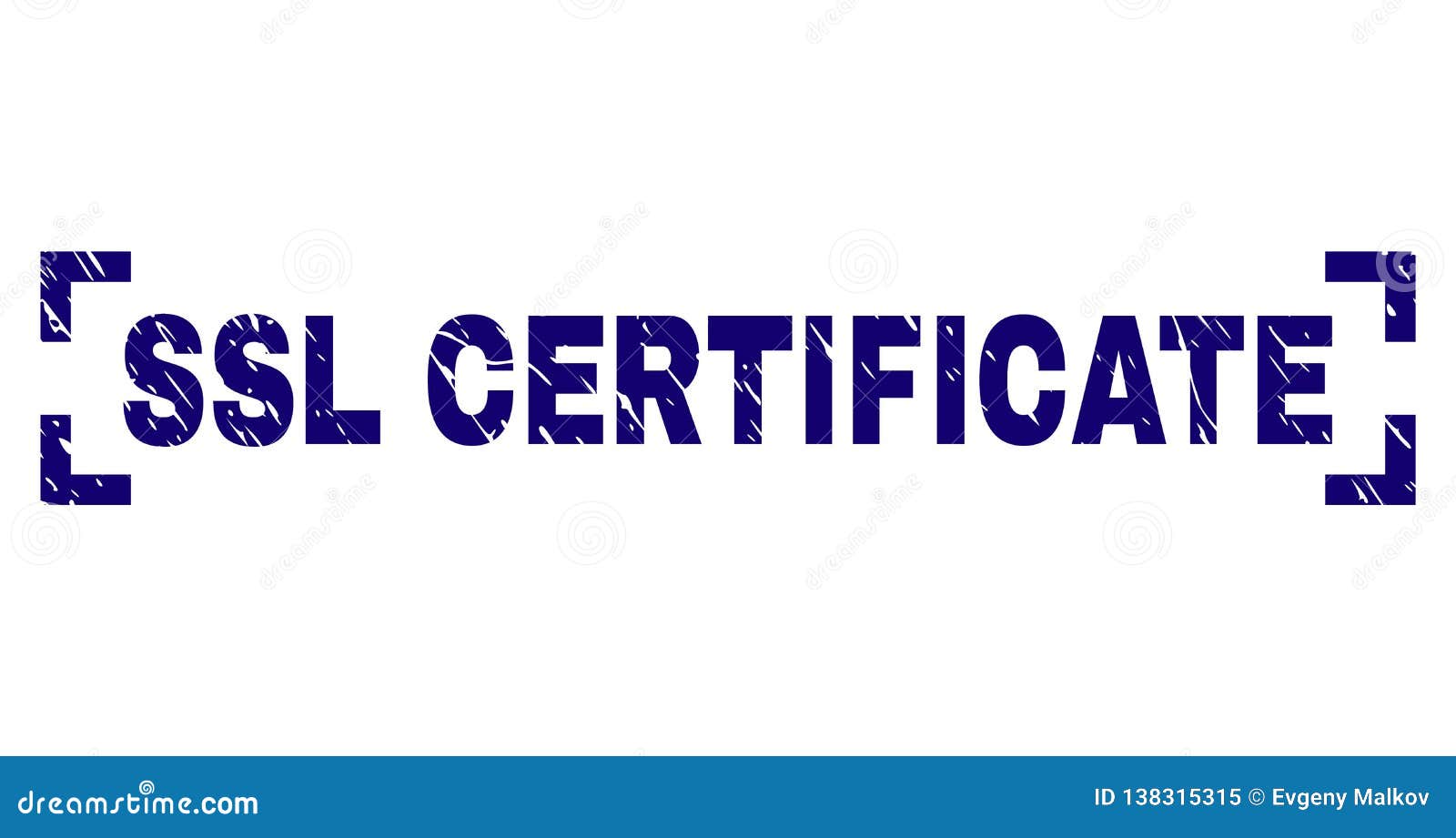 Grunge Textured SSL CERTIFICATE Stamp Seal Inside Corners Stock Vector ...