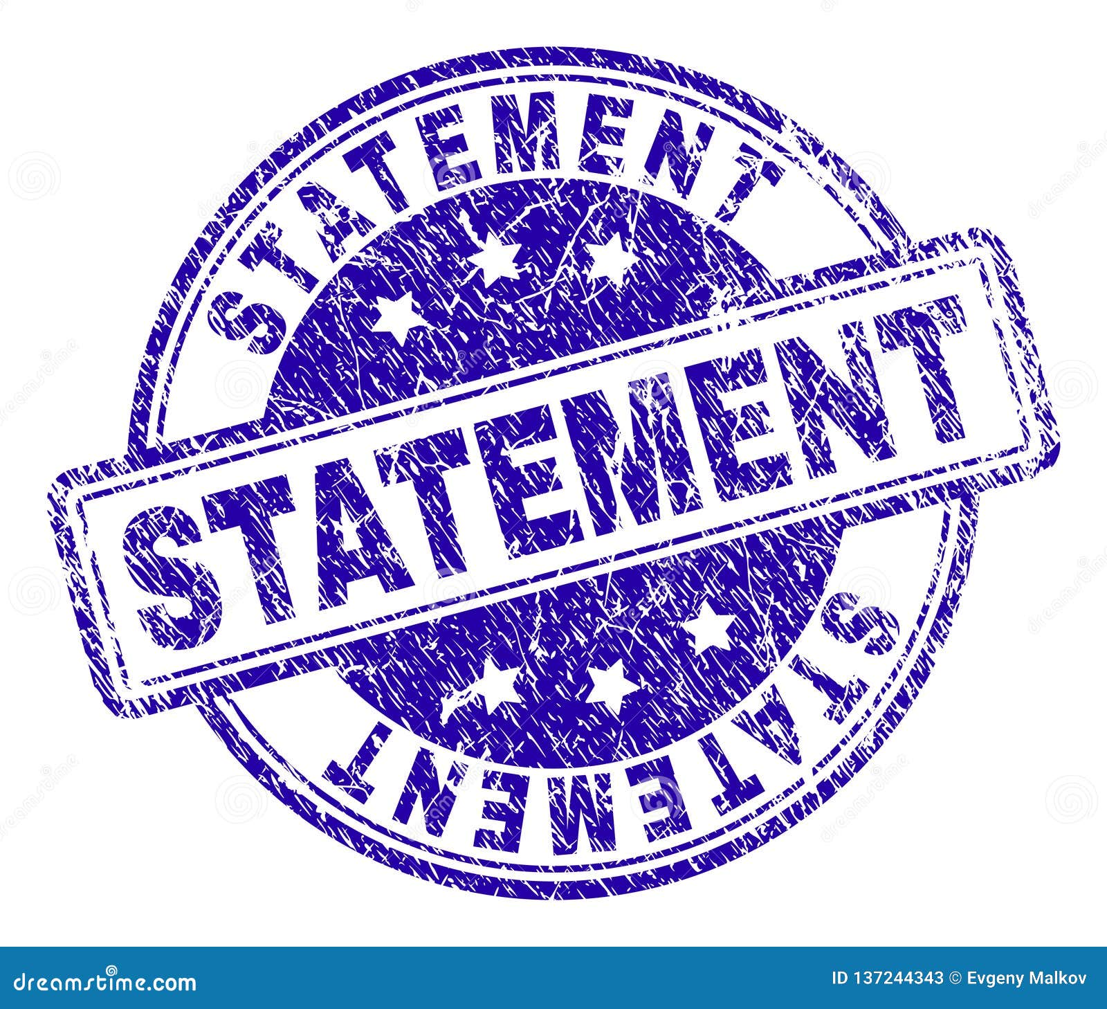 Grunge Textured STATEMENT Stamp Seal Stock Vector - Illustration of ...