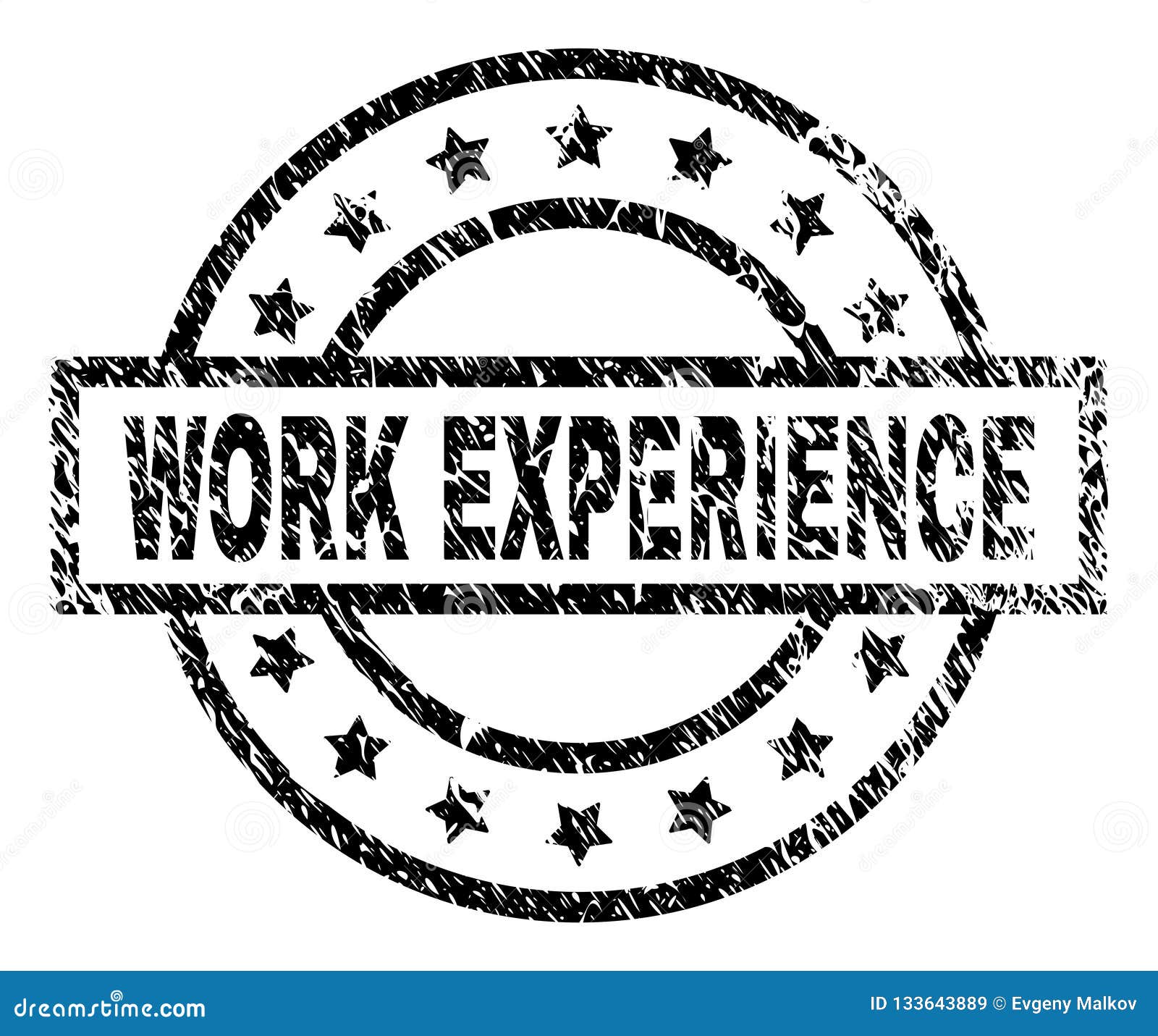 Grunge Textured WORK EXPERIENCE Stamp Seal Stock Vector - Illustration ...