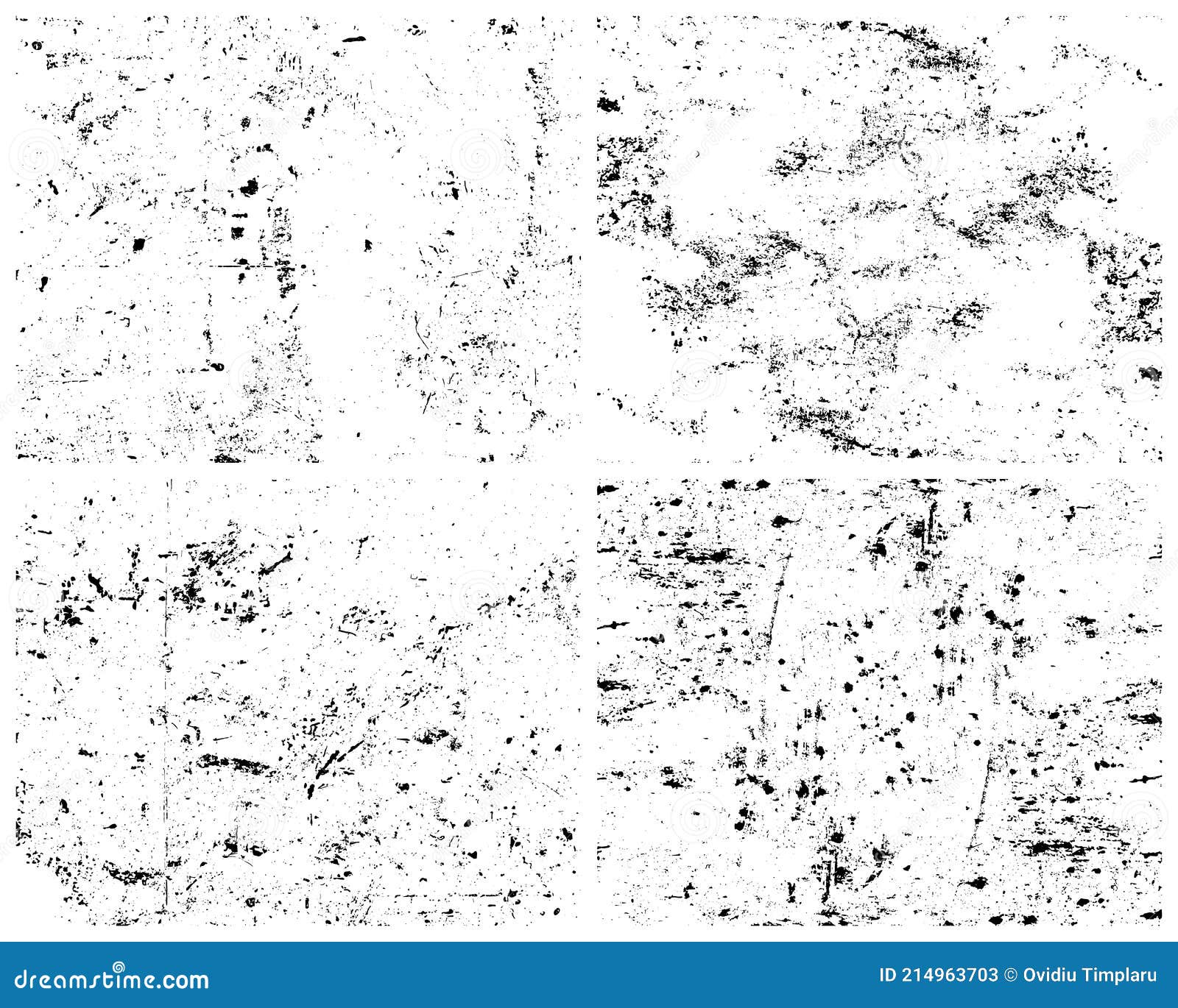 Grunge Textures Vector Pack, Grit Texture, Rough Texture, Vintage ...